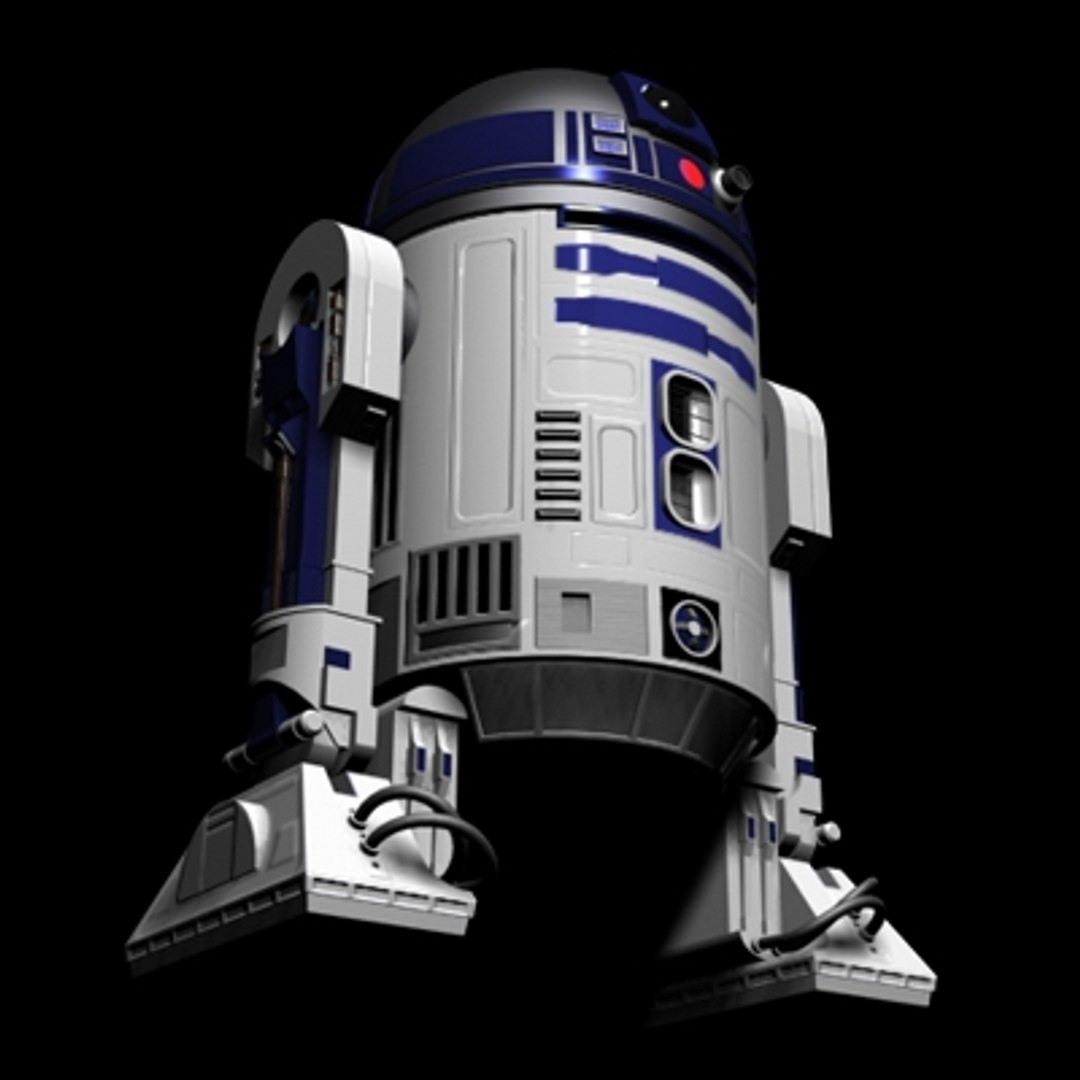 R2d2 3d 3ds