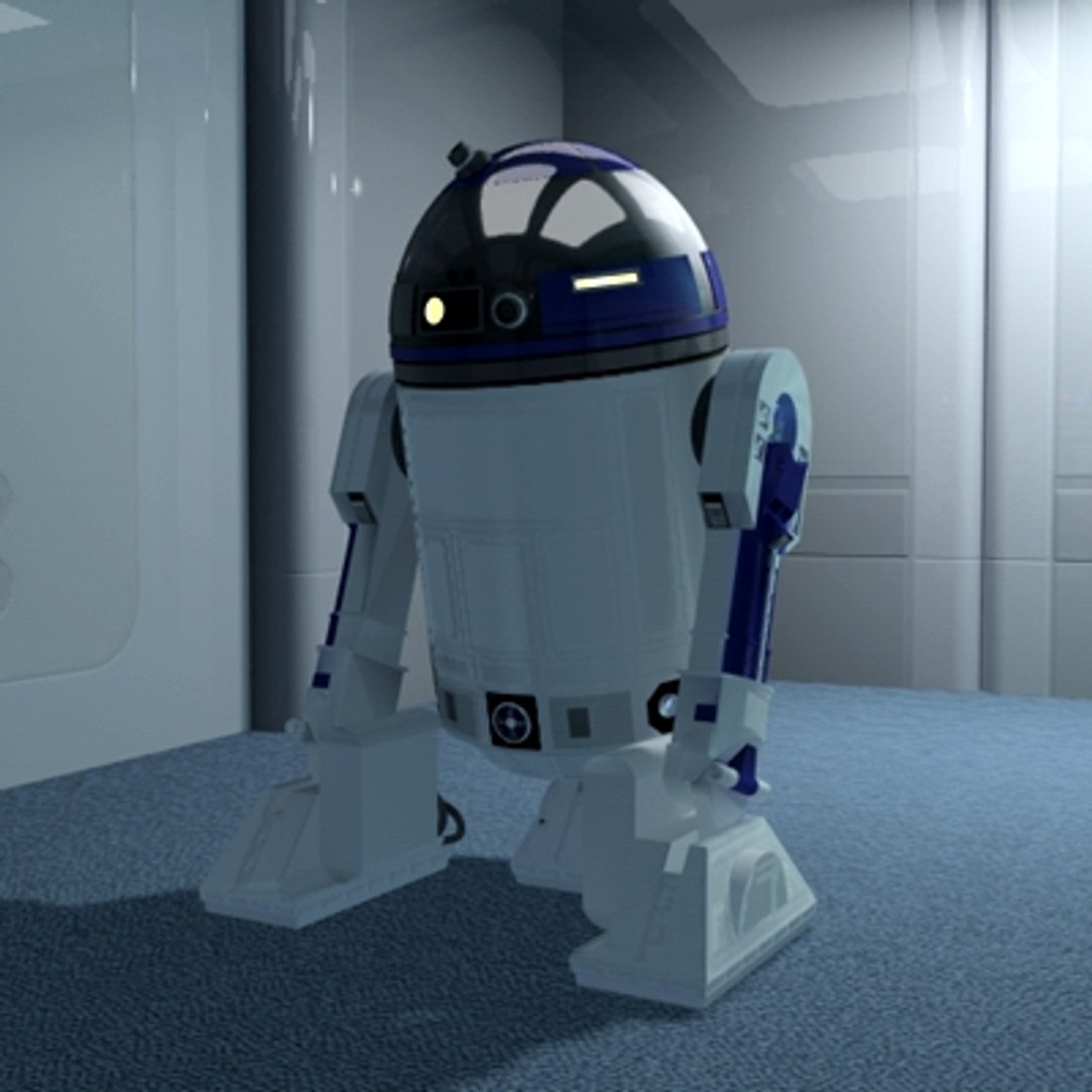 R2d2 3d 3ds