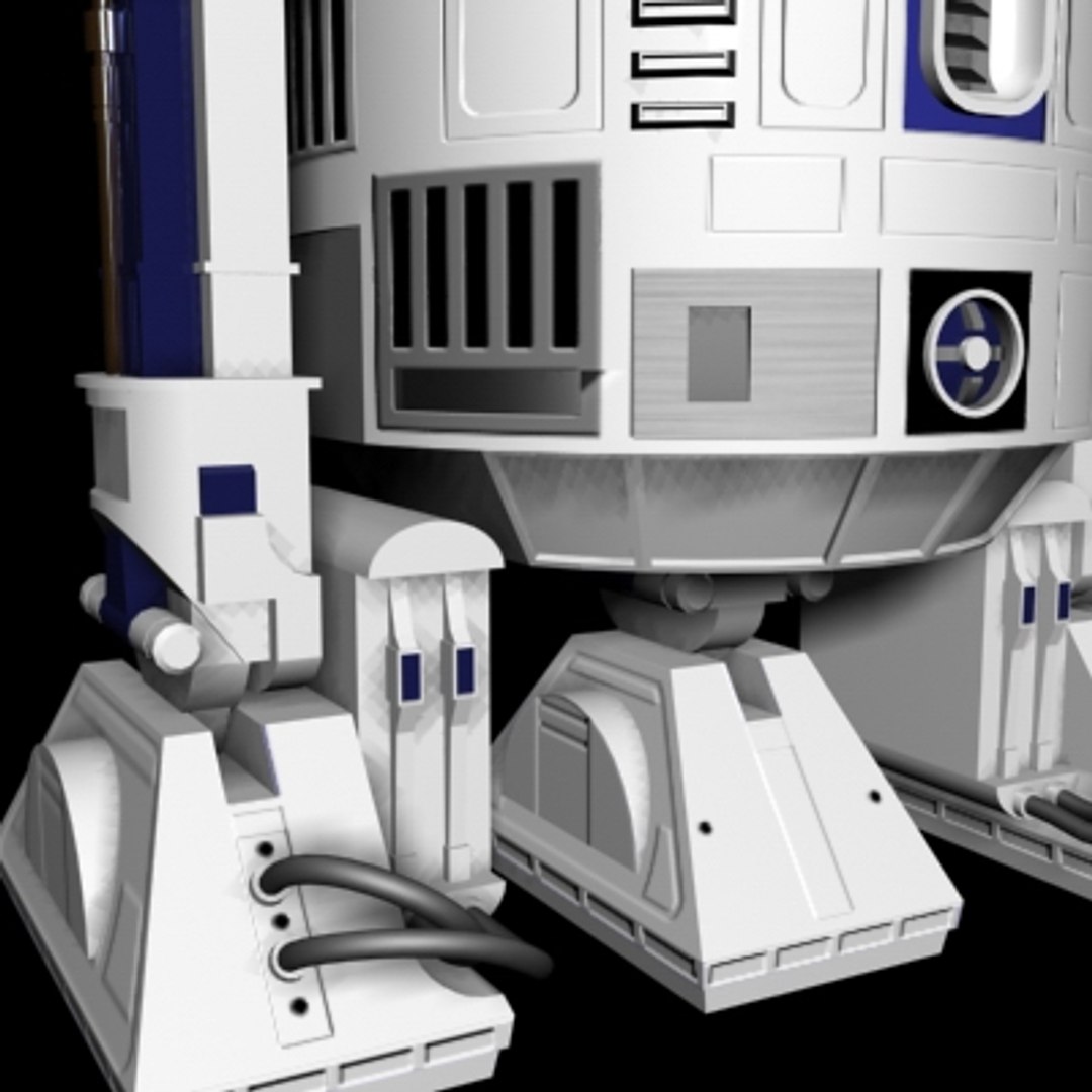 R2d2 3d 3ds