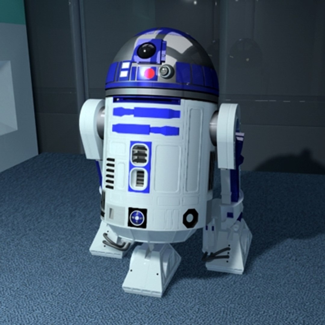 R2d2 3d 3ds