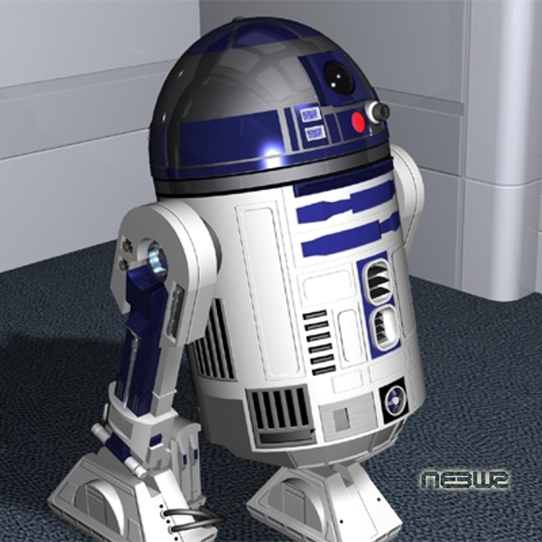 R2d2 3d 3ds