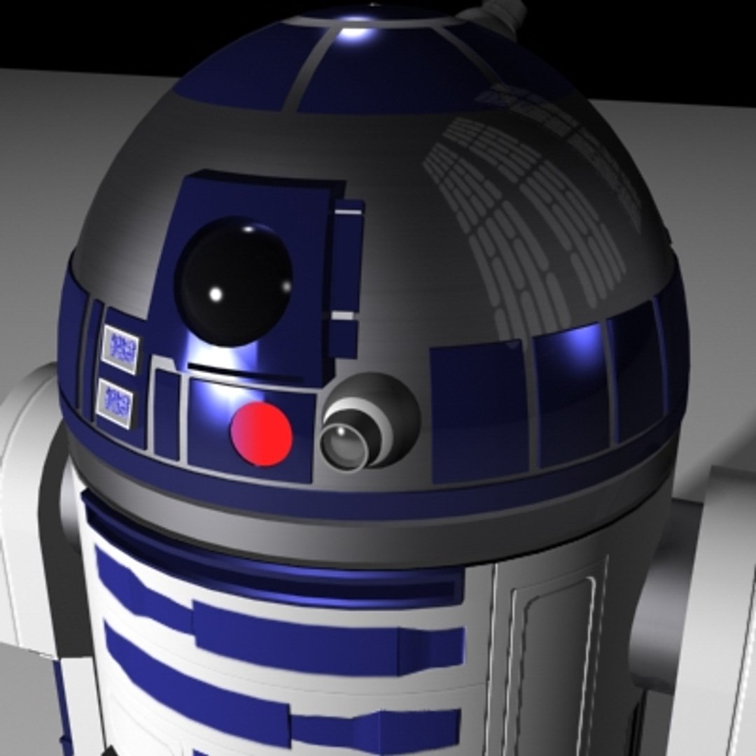 R2d2 3d 3ds