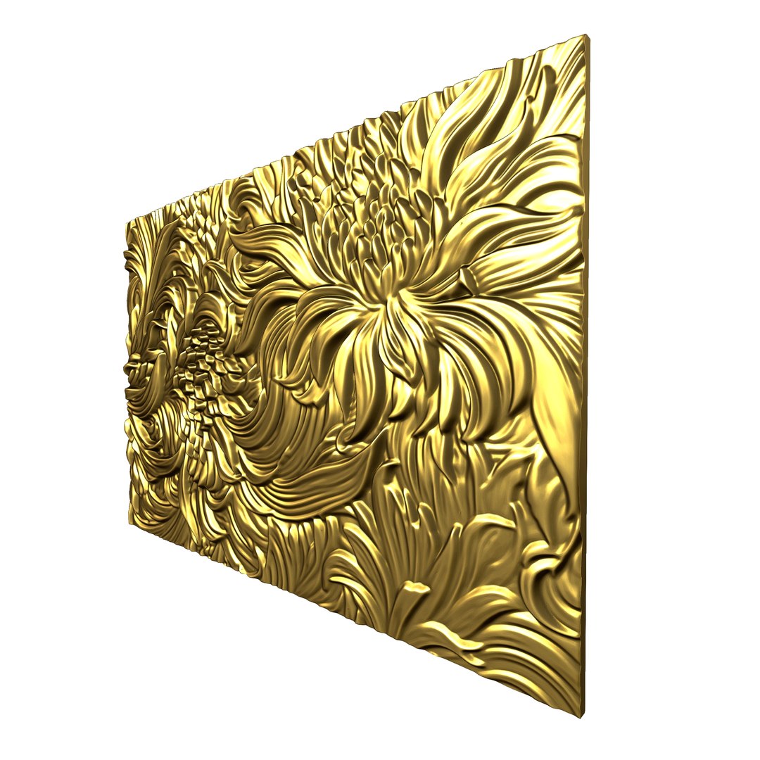 3D Ornamental Bas-Relief 7 For CNC 3D - TurboSquid 2200905
