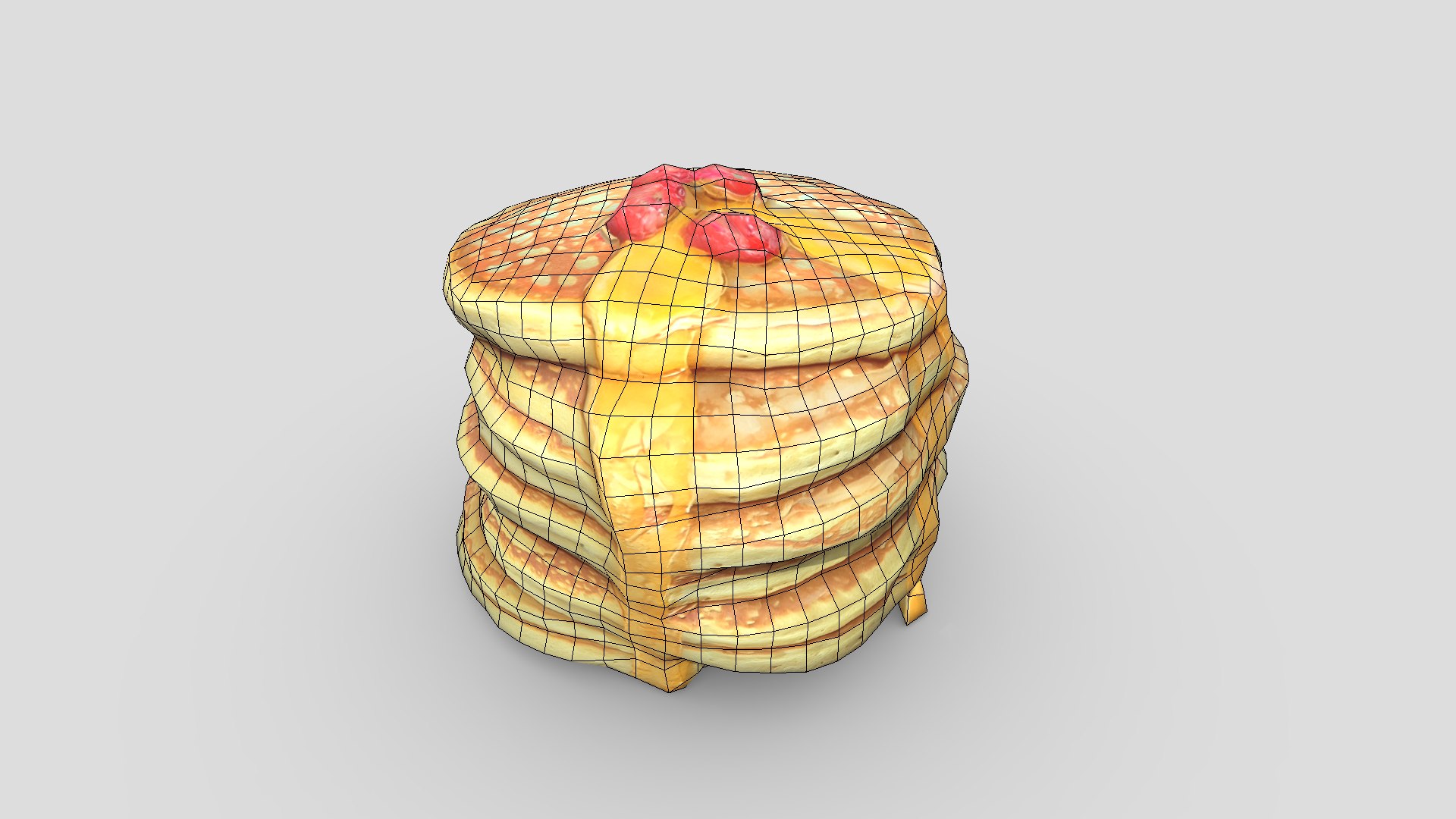 3D Pile Of Pancakes - TurboSquid 2242565
