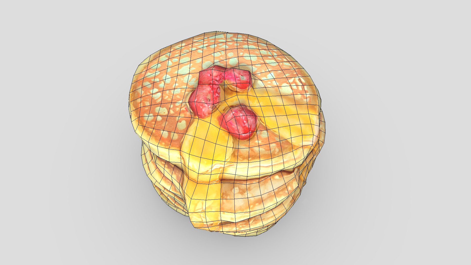 3D Pile Of Pancakes - TurboSquid 2242565