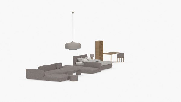 modelo 3d Conjunto de muebles modernos - TurboSquid 2248700