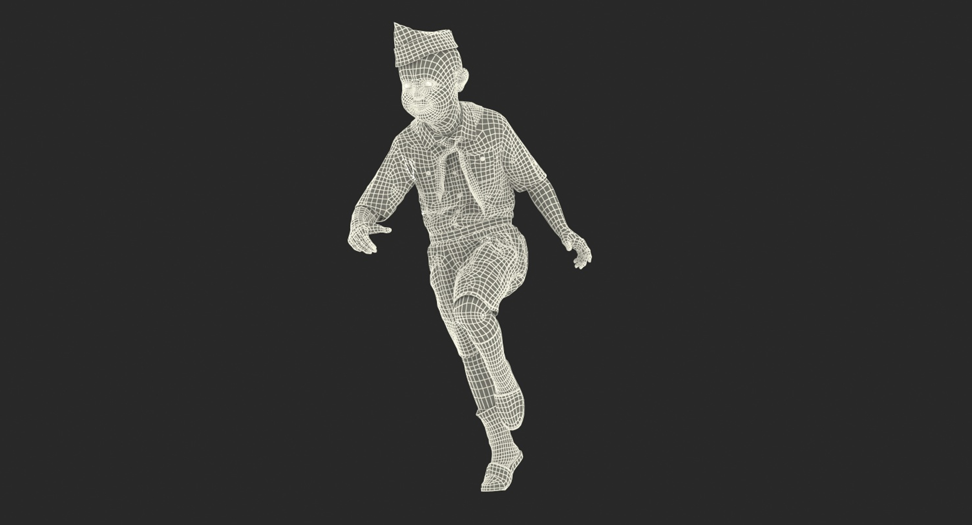 3D Boy Running Pose - TurboSquid 1311907
