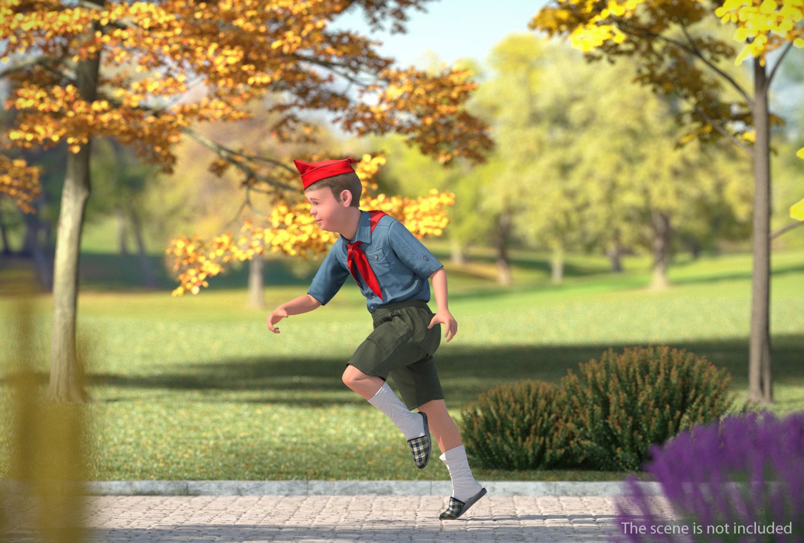 3D Boy Running Pose - TurboSquid 1311907