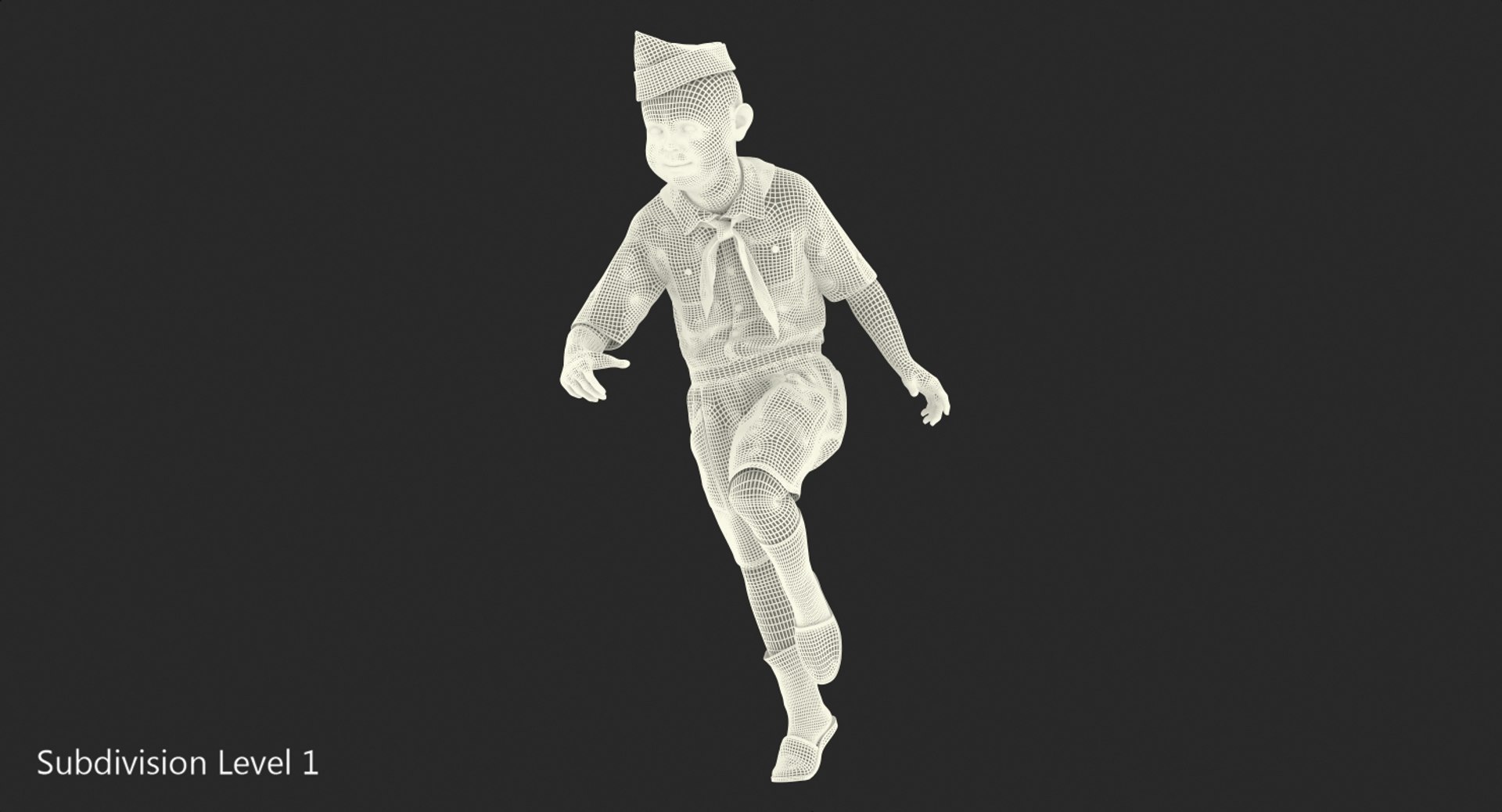 3D Boy Running Pose - TurboSquid 1311907