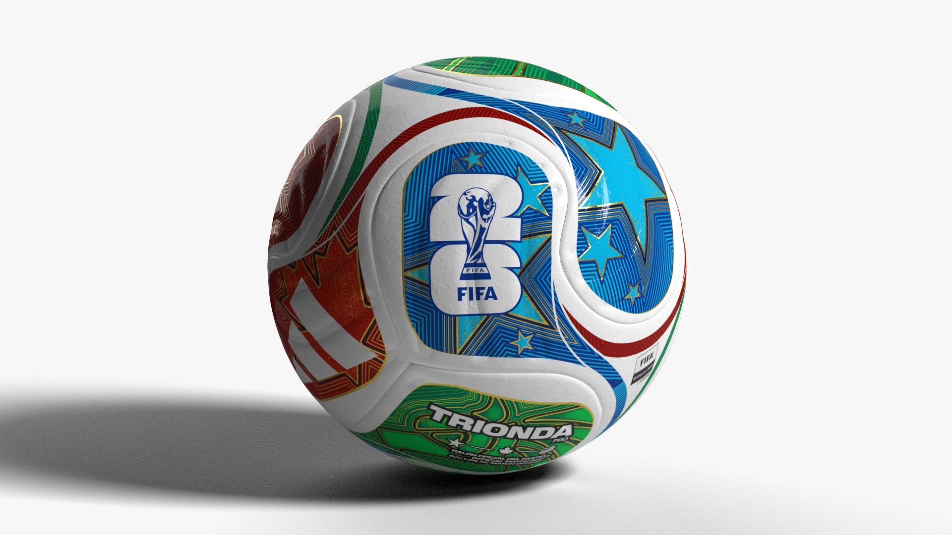 Football World Cup Pro Ball 2026 Trionda 3D Model - TurboSquid 2509302