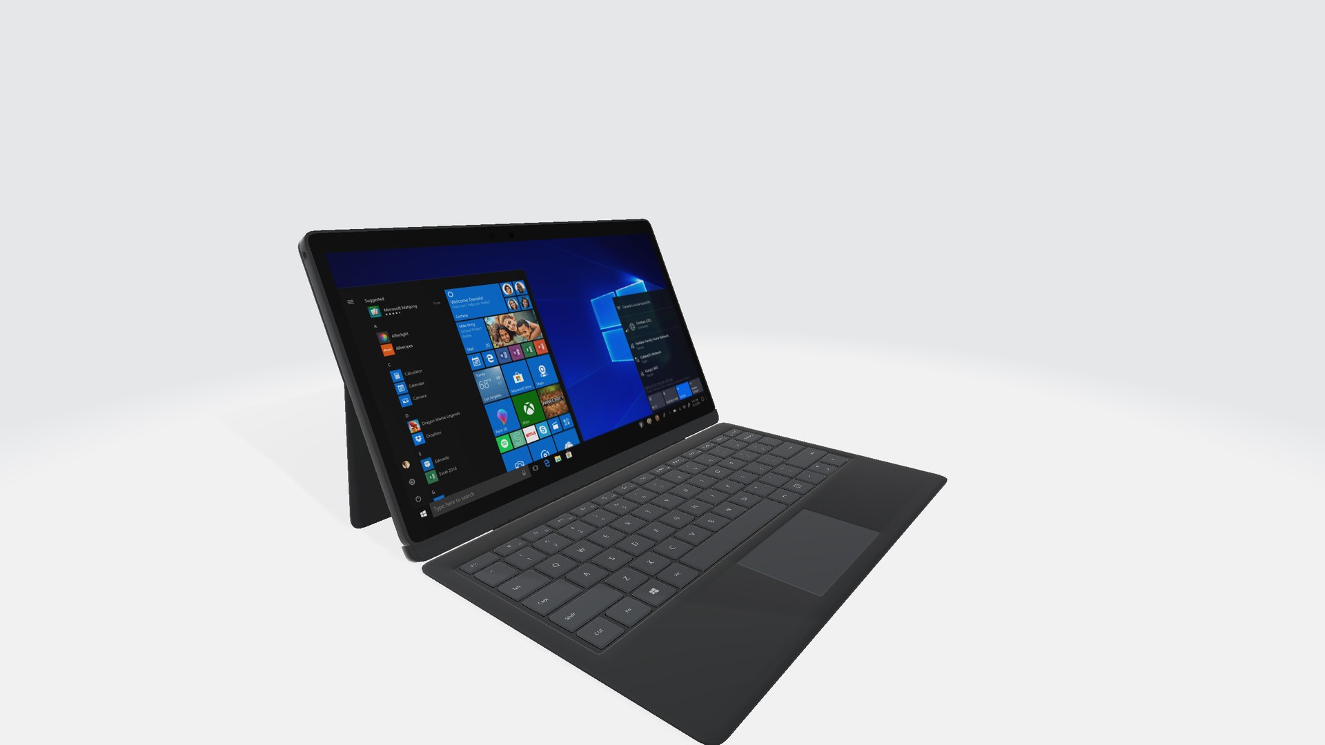 Laptop - Windows Menu 3D - TurboSquid 2365579
