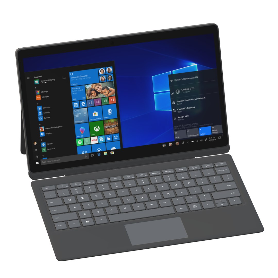 Laptop - Windows Menu 3D - TurboSquid 2365579