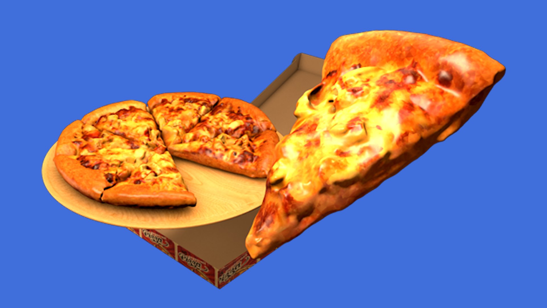 Pizza Animate 3D - TurboSquid 1604769