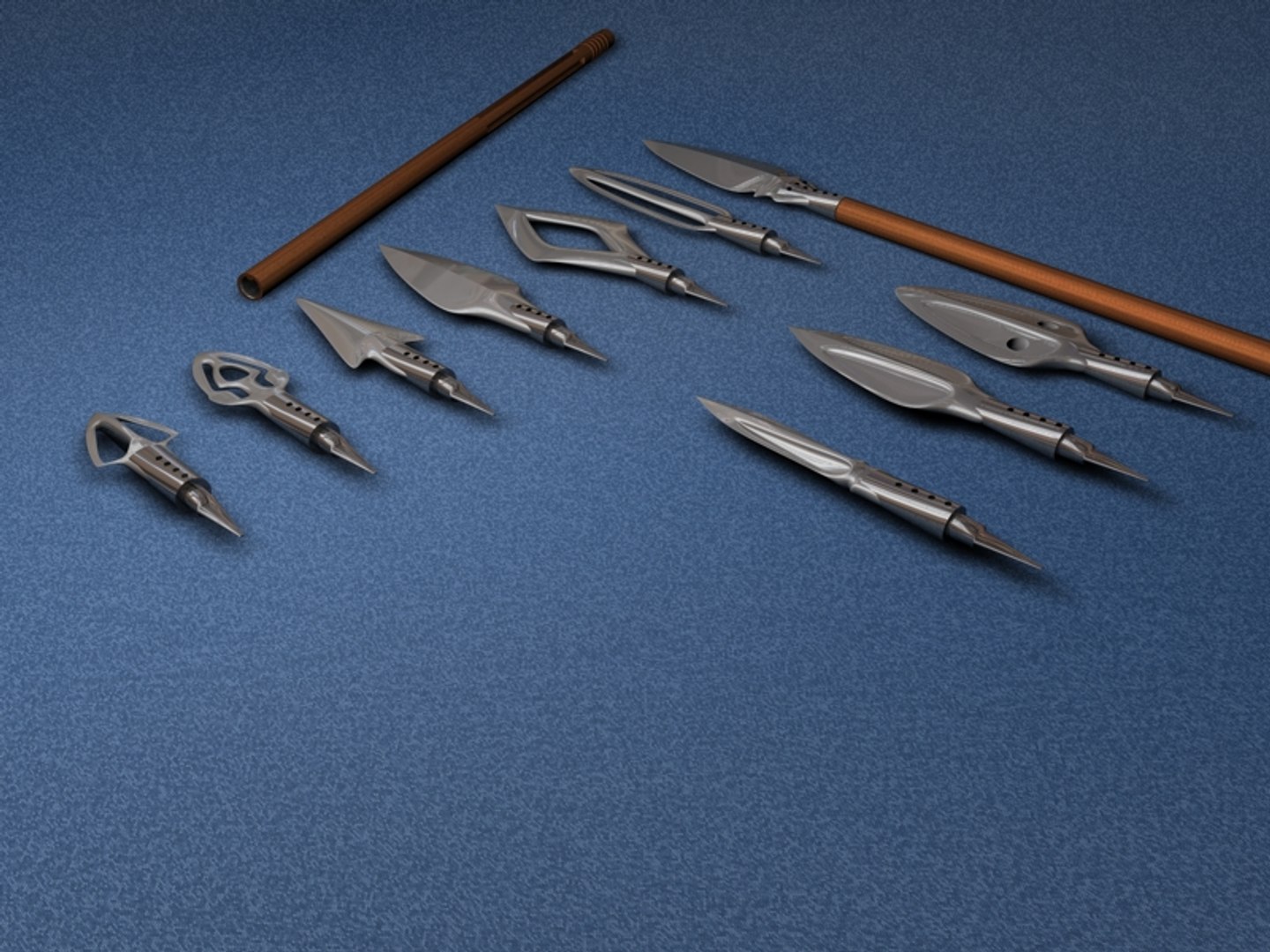 spears weapon 3d model