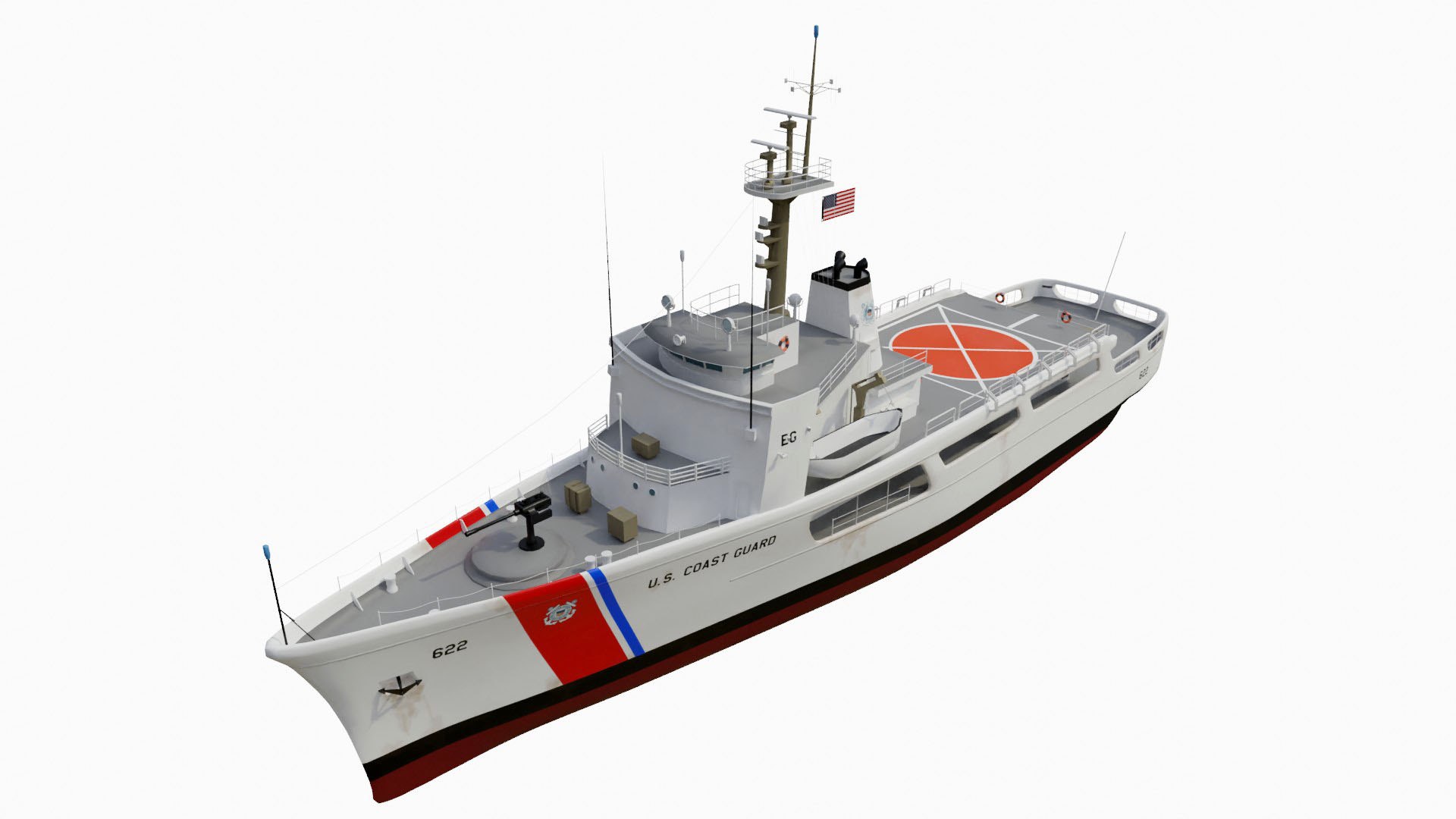 3d Model Coast Guard Wmec 210