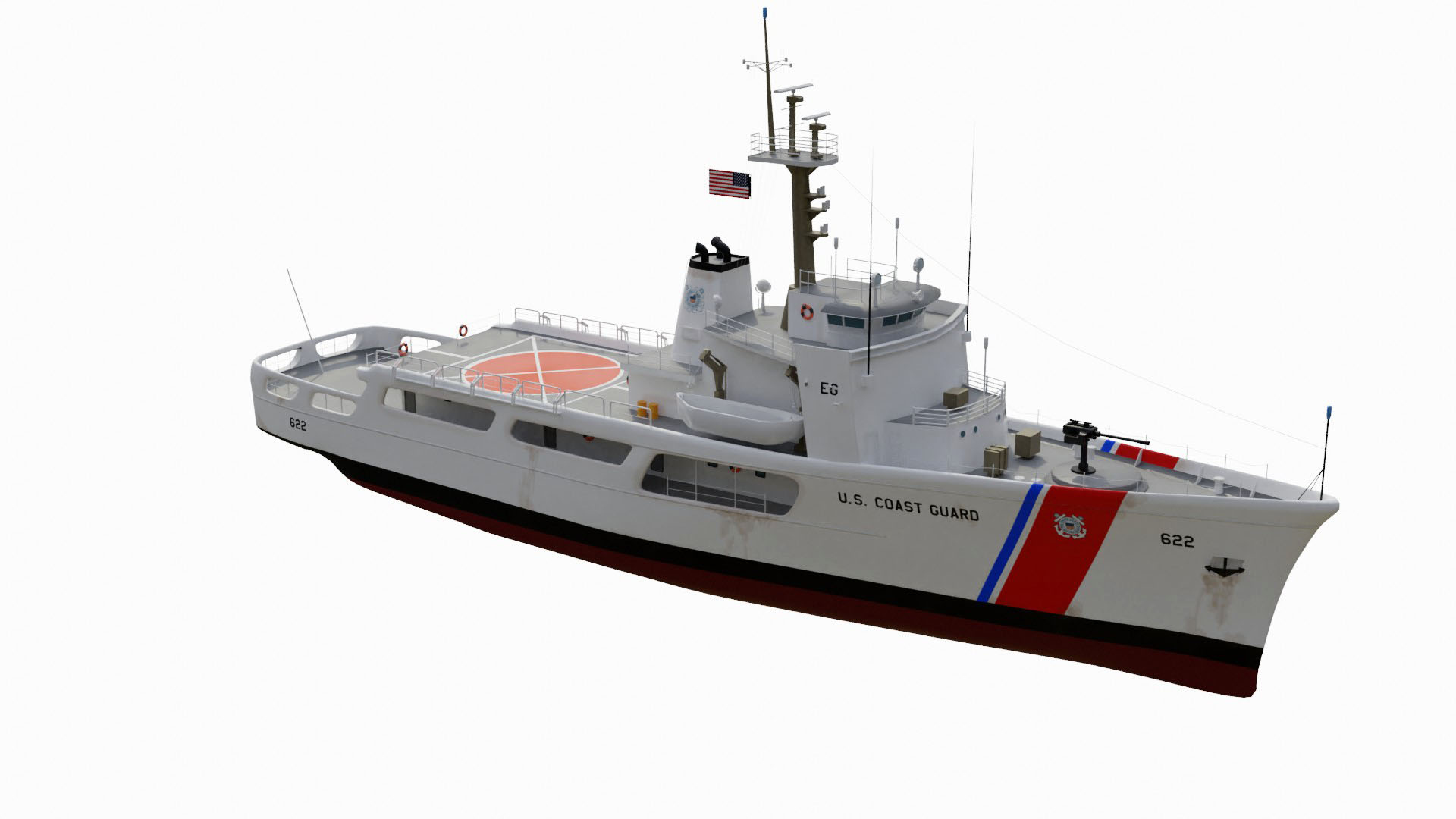 3d Model Coast Guard Wmec 210