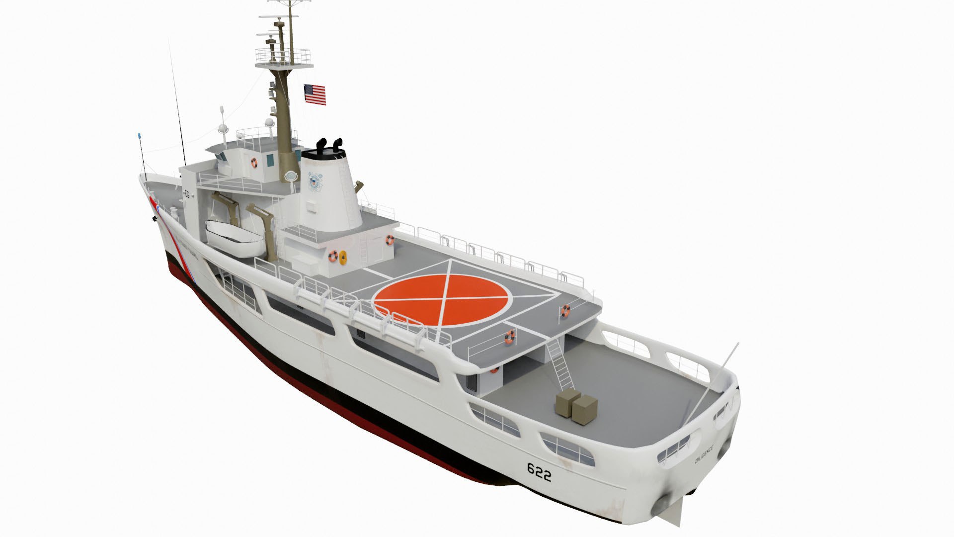 3d Model Coast Guard Wmec 210