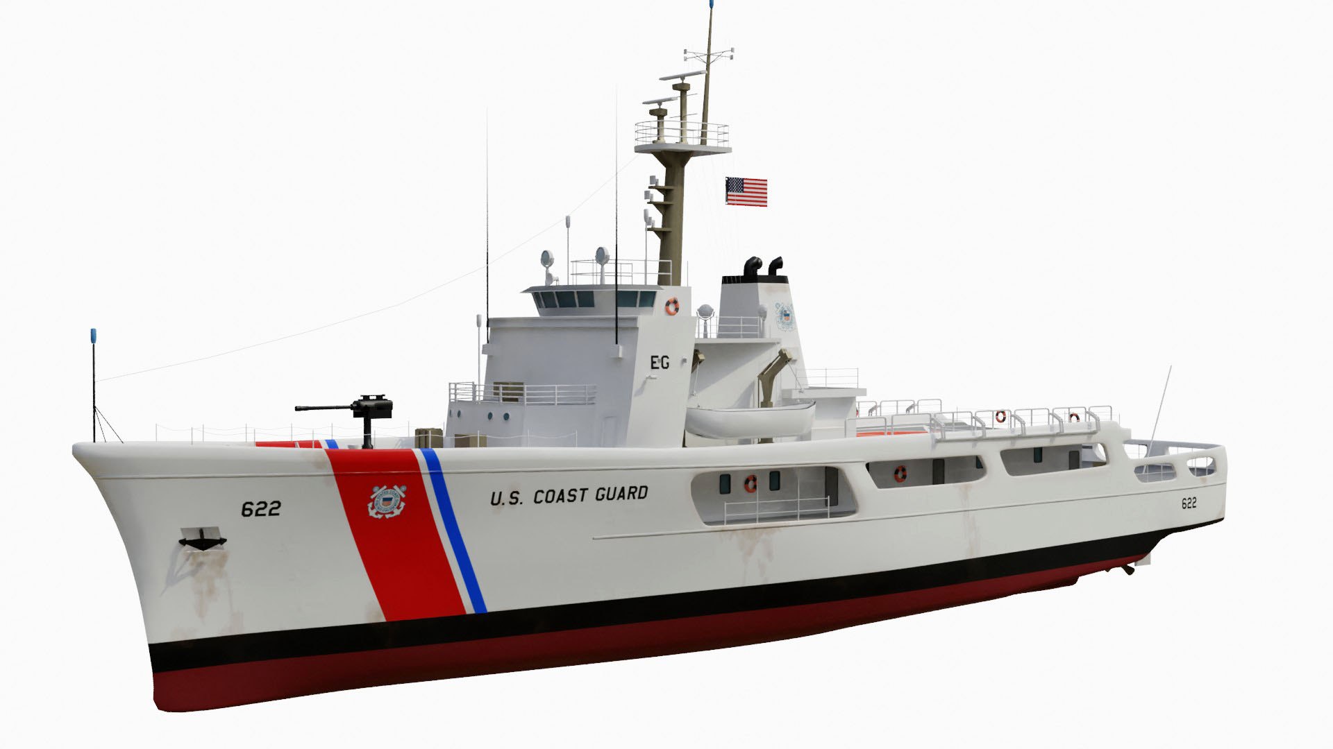 3d Model Coast Guard Wmec 210