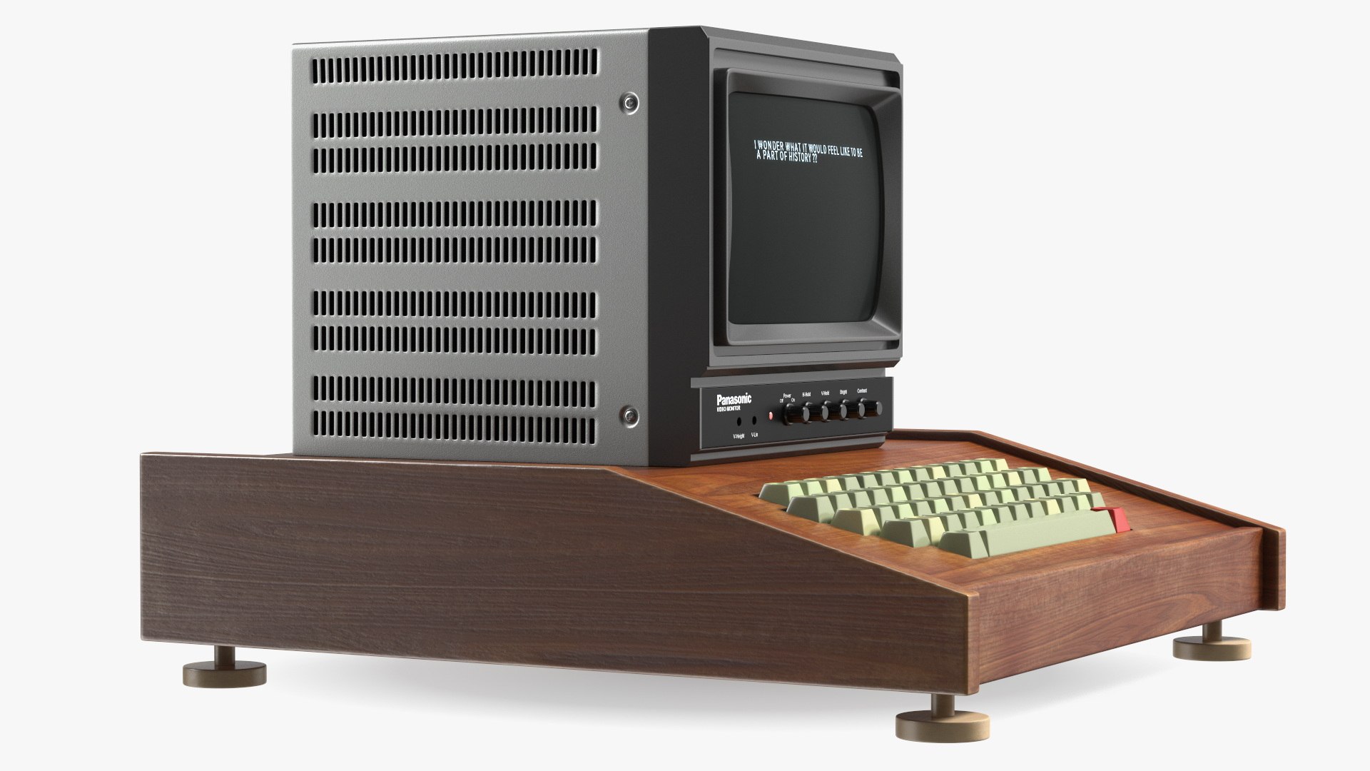 3D Vintage Personal Computer Apple 1 Model - TurboSquid 2060148