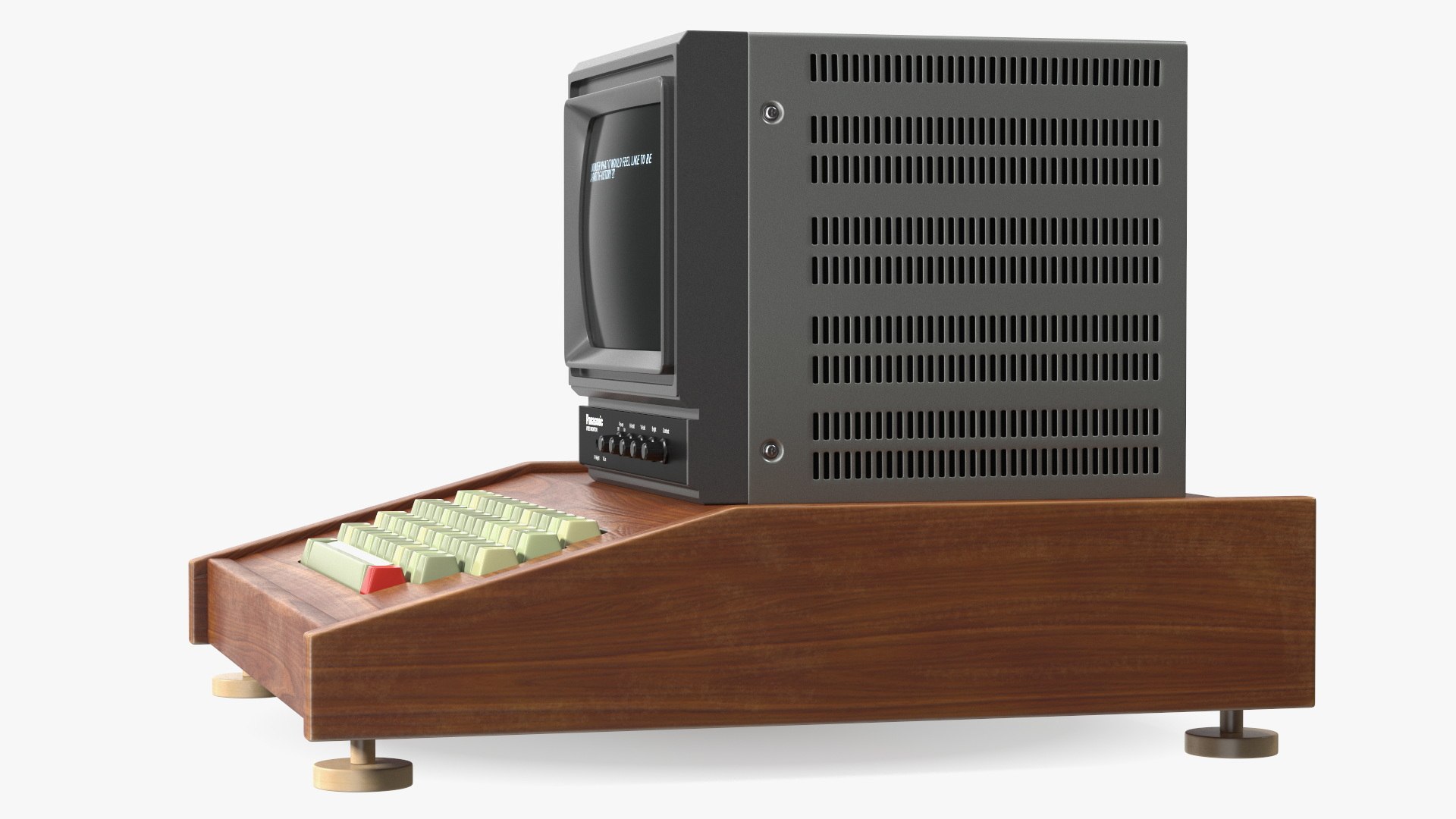 3D Vintage Personal Computer Apple 1 Model - TurboSquid 2060148