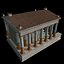 Roman Temple 3d C4d