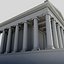 Roman Temple 3d C4d