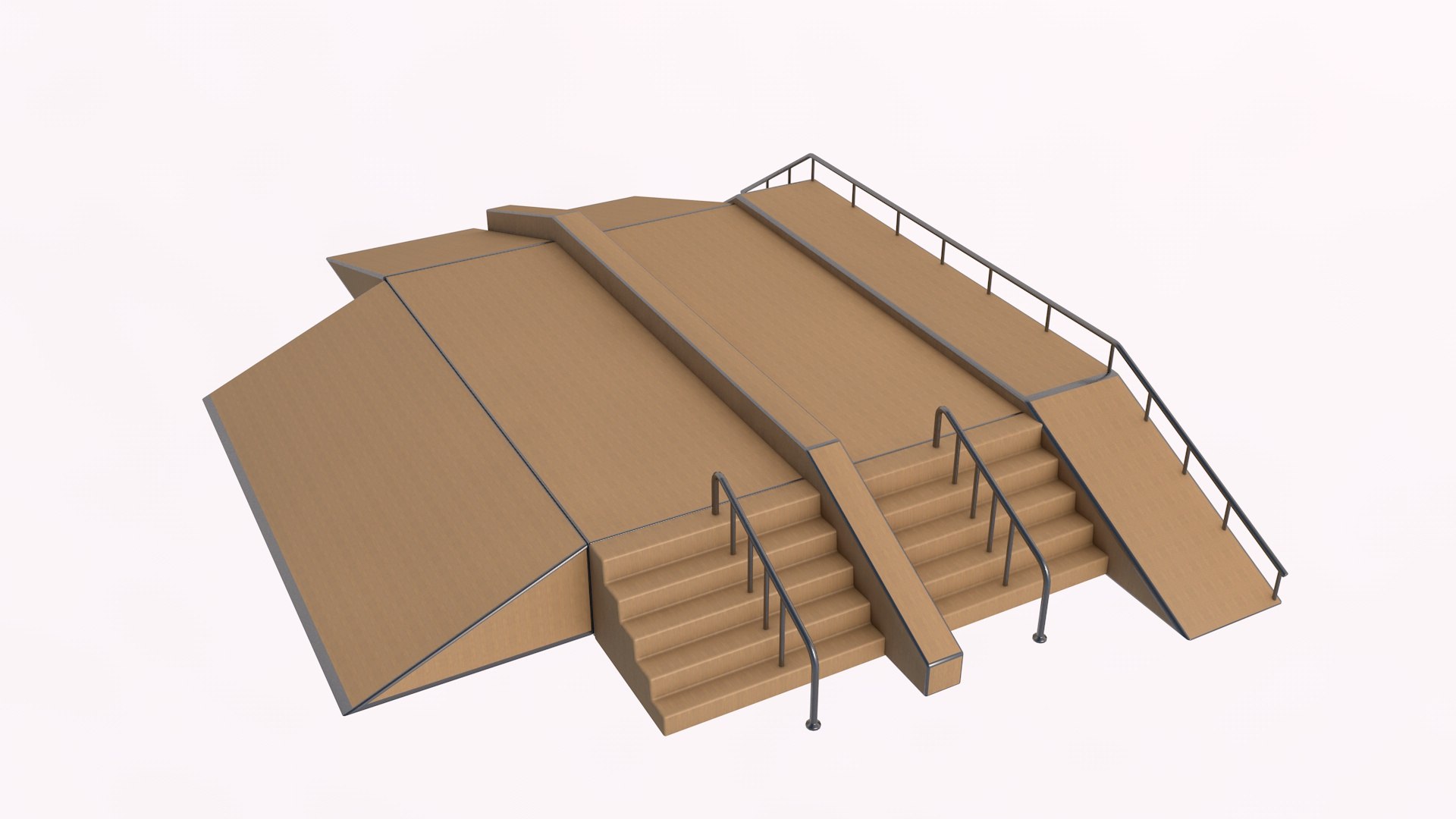 3D Model Skate Park - TurboSquid 1912942