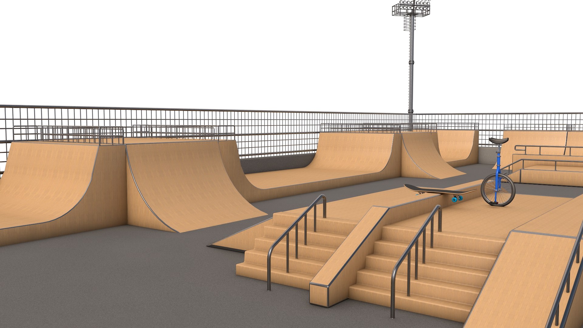 3D Model Skate Park - TurboSquid 1912942
