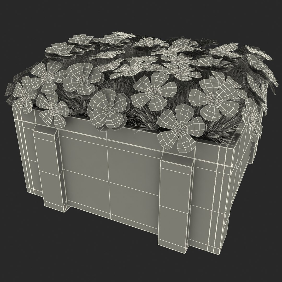 3d flower bouquet model