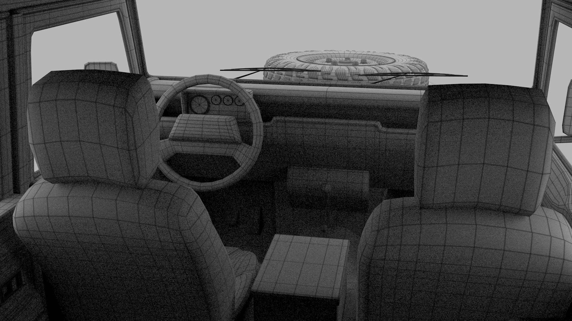 land rover defender 110 obj