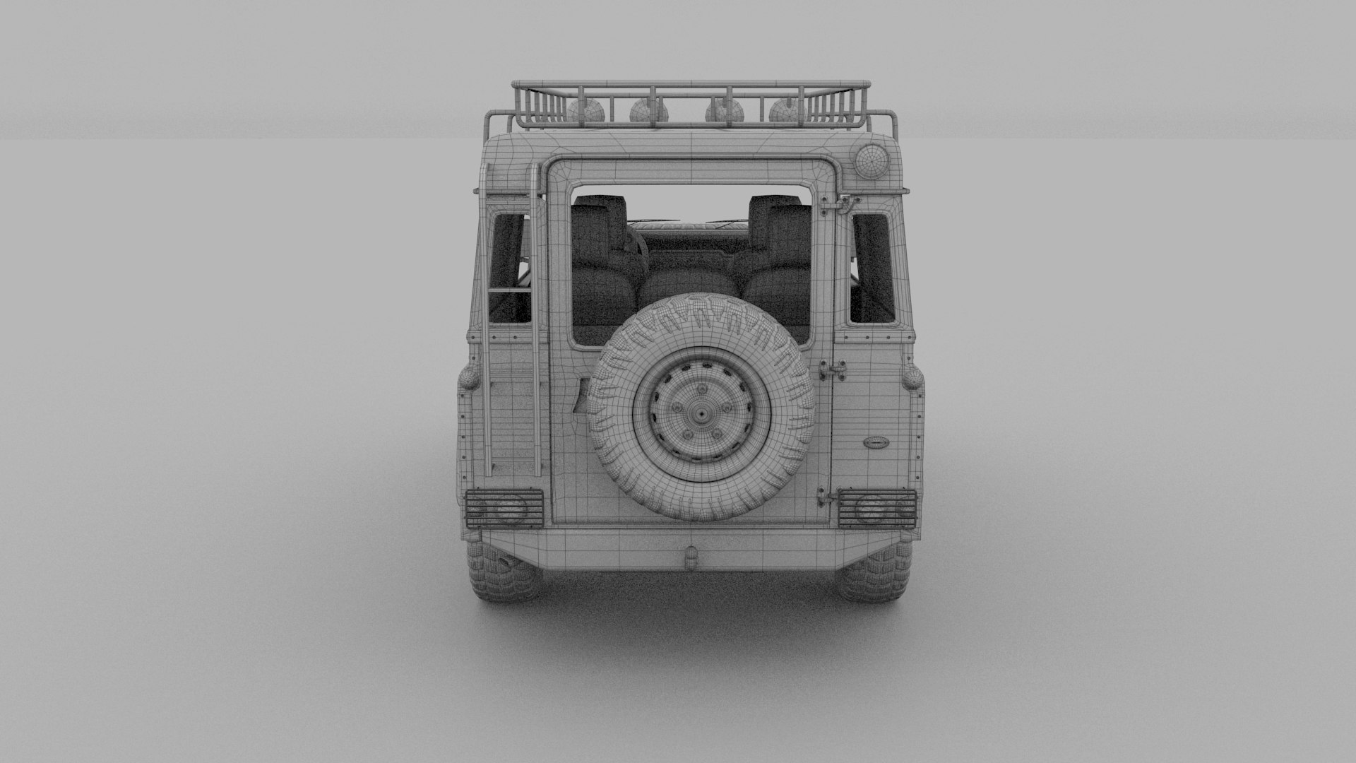 land rover defender 110 obj