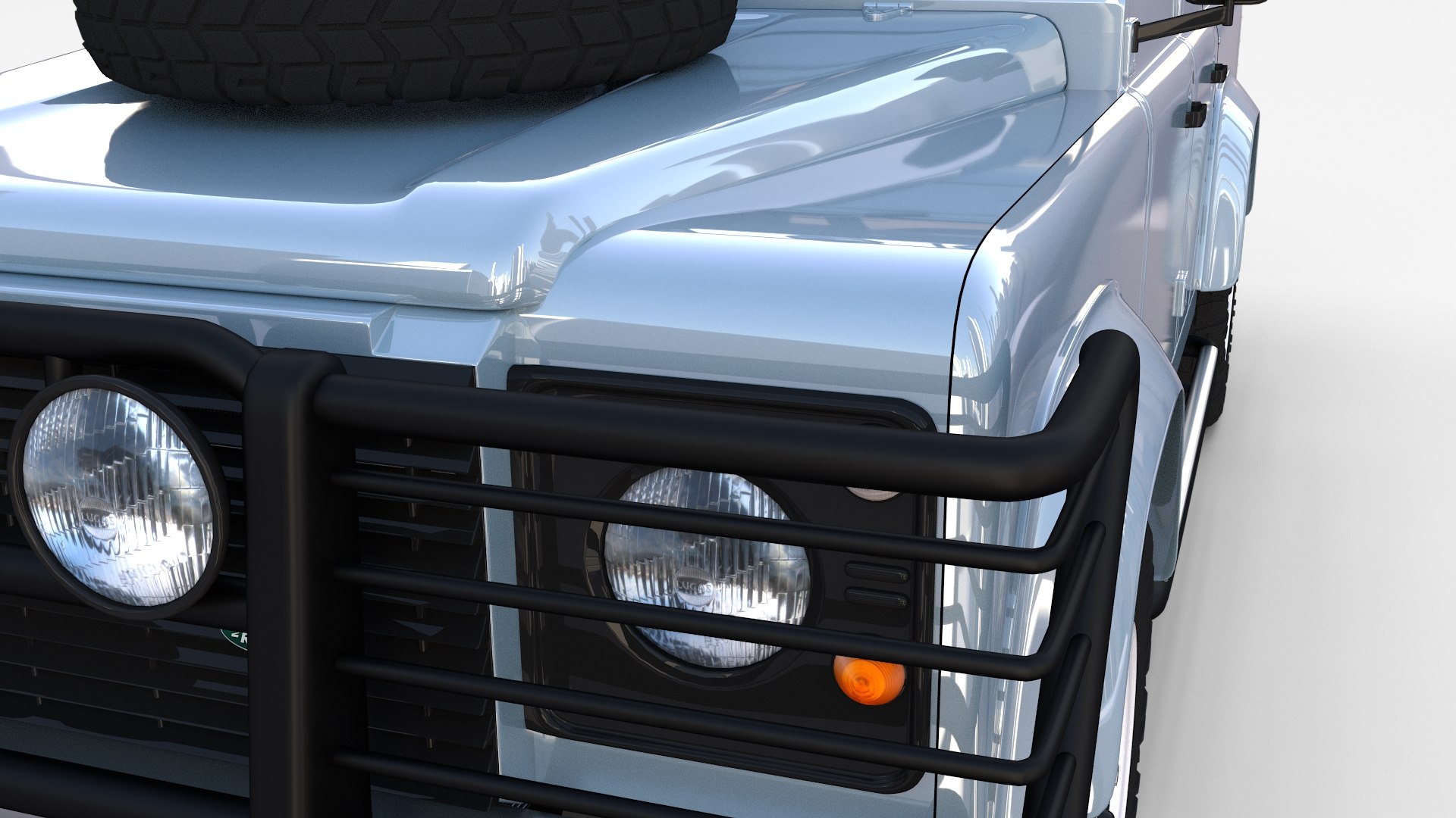 land rover defender 110 obj