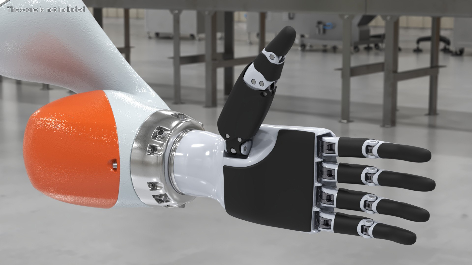 Dexterous Robotic Hand Left Rigged 3D Model - TurboSquid 2328649