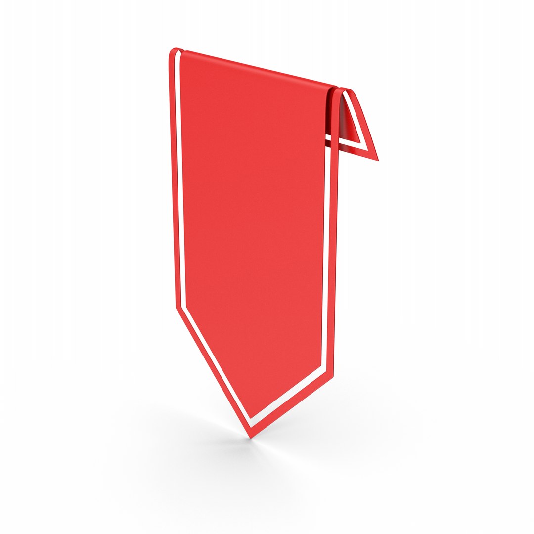 3D Red Banner - TurboSquid 2034967