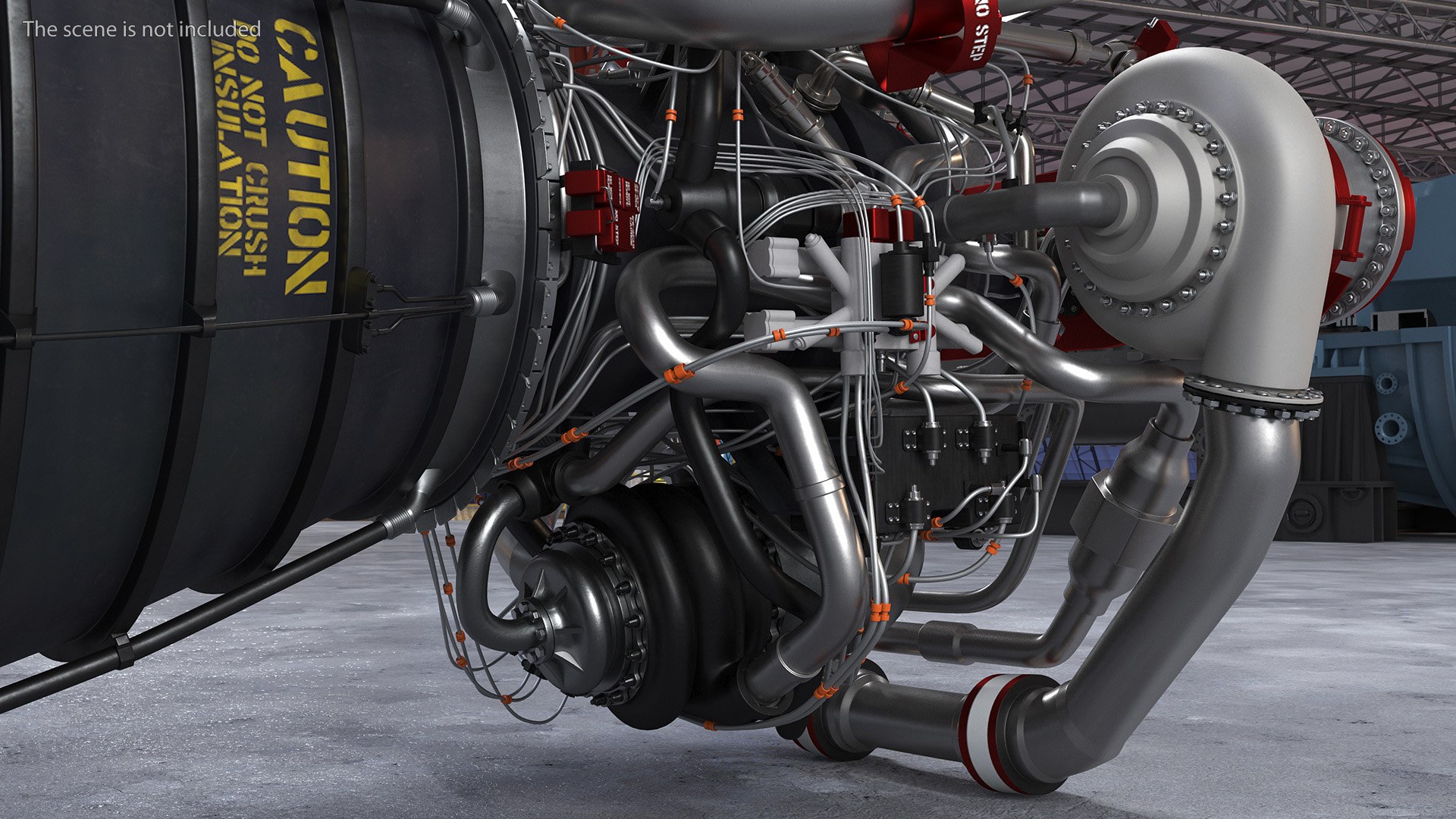 Rocket Engine RS 25 Rocket System 25 3D - TurboSquid 2059206