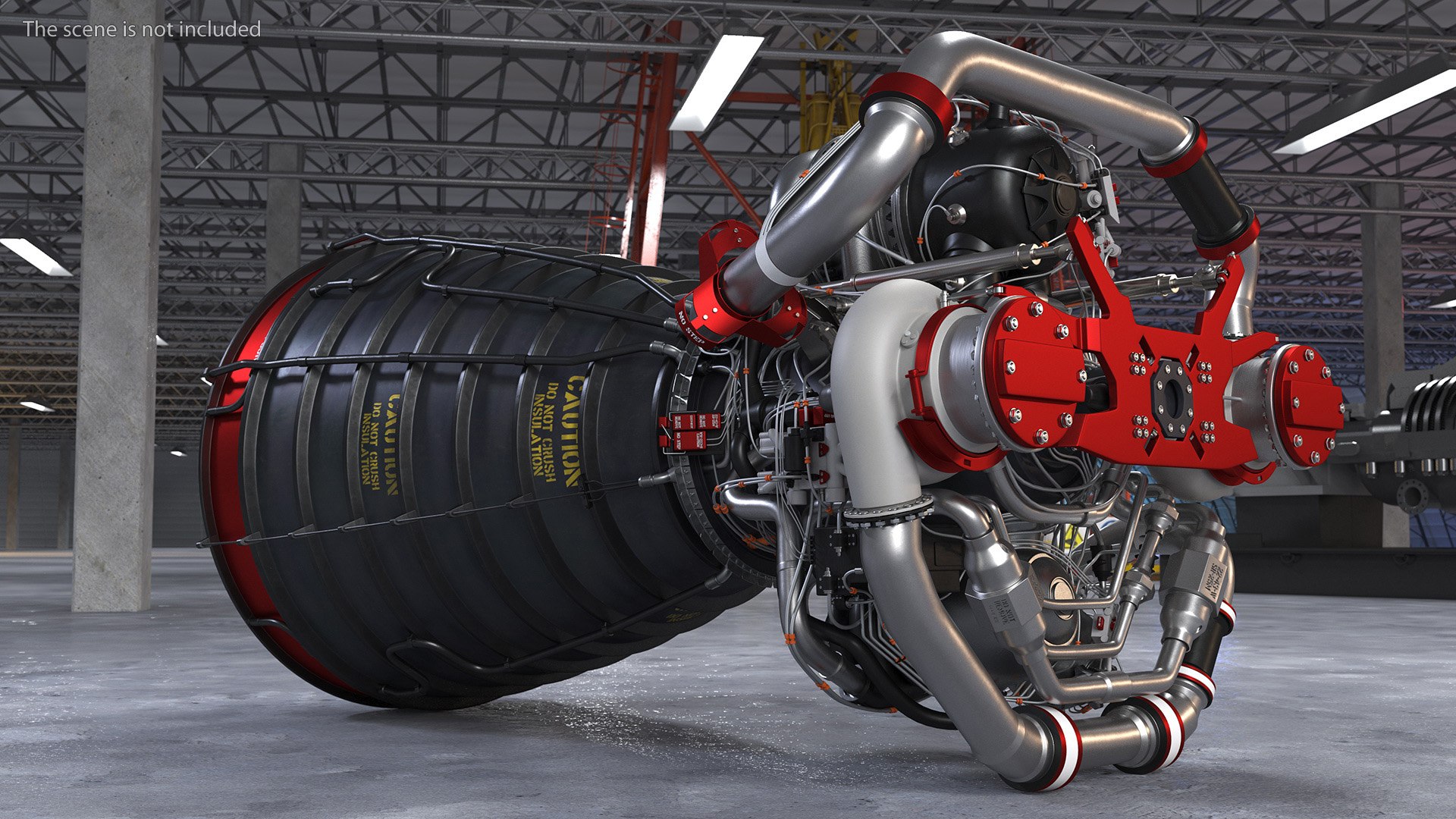 Rocket Engine RS 25 Rocket System 25 3D - TurboSquid 2059206