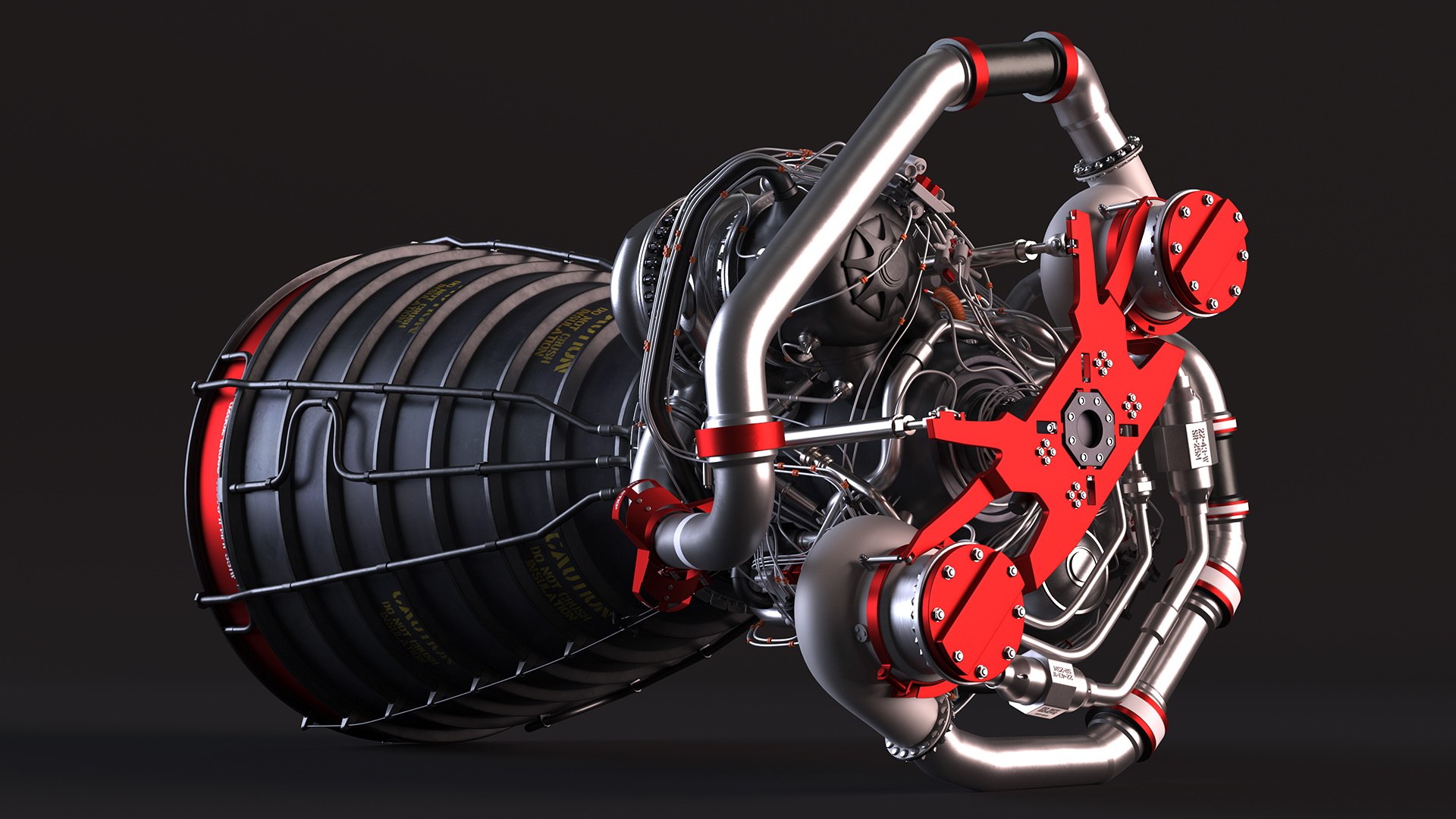 Rocket Engine RS 25 Rocket System 25 3D - TurboSquid 2059206