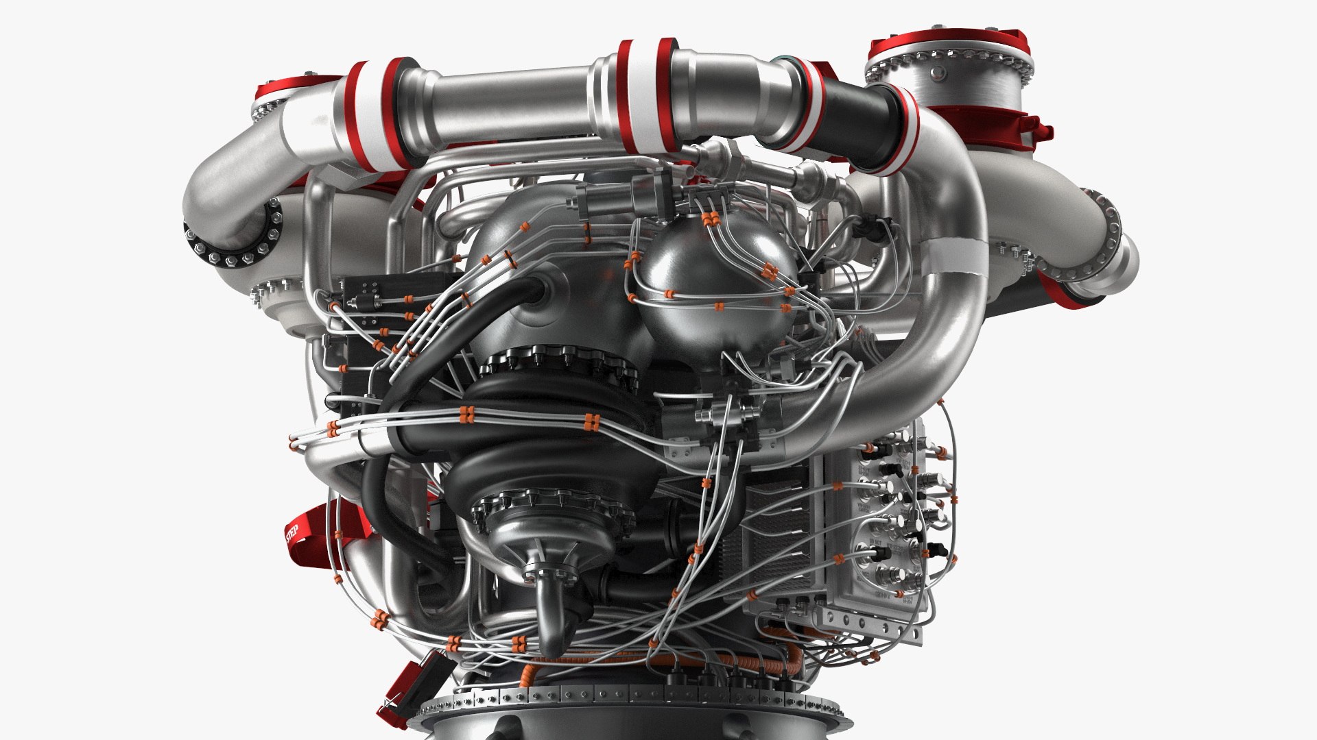 Rocket Engine RS 25 Rocket System 25 3D - TurboSquid 2059206