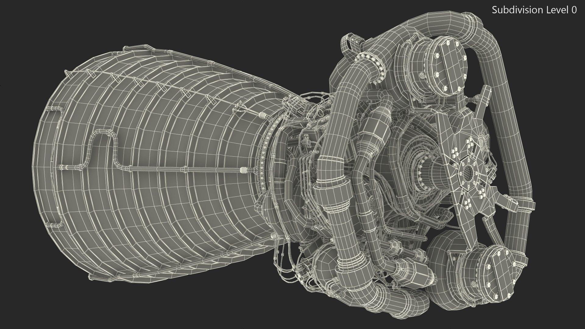 Rocket Engine RS 25 Rocket System 25 3D - TurboSquid 2059206