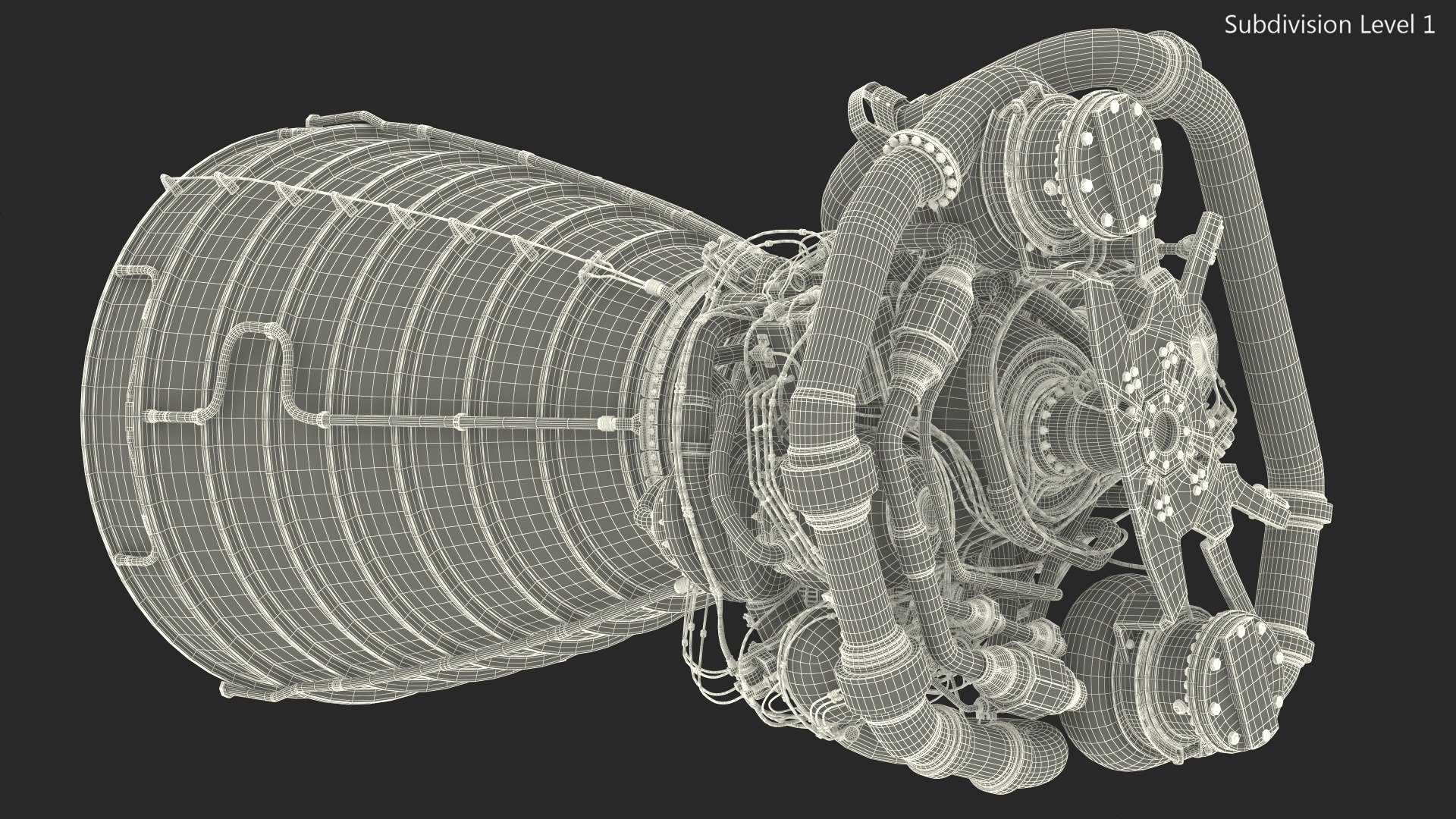 Rocket Engine RS 25 Rocket System 25 3D - TurboSquid 2059206