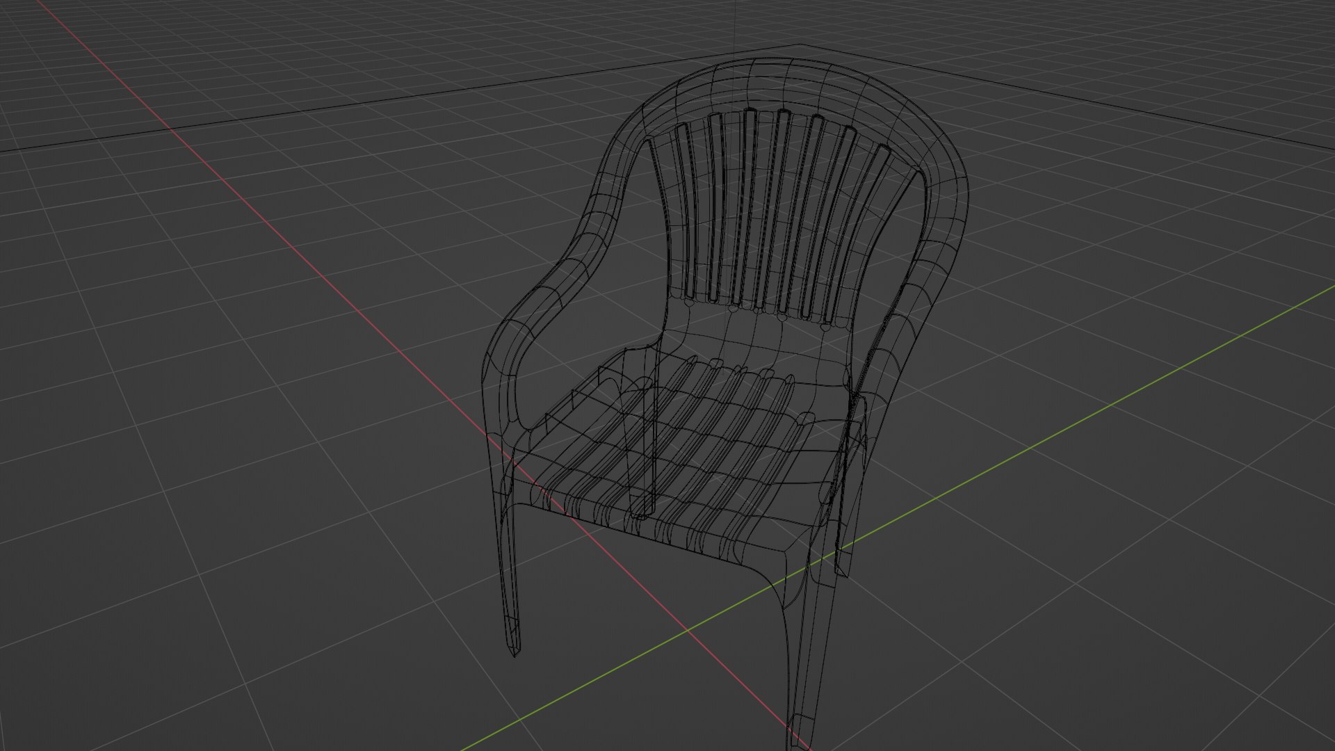 3D Plastic Chair Model - TurboSquid 1956840