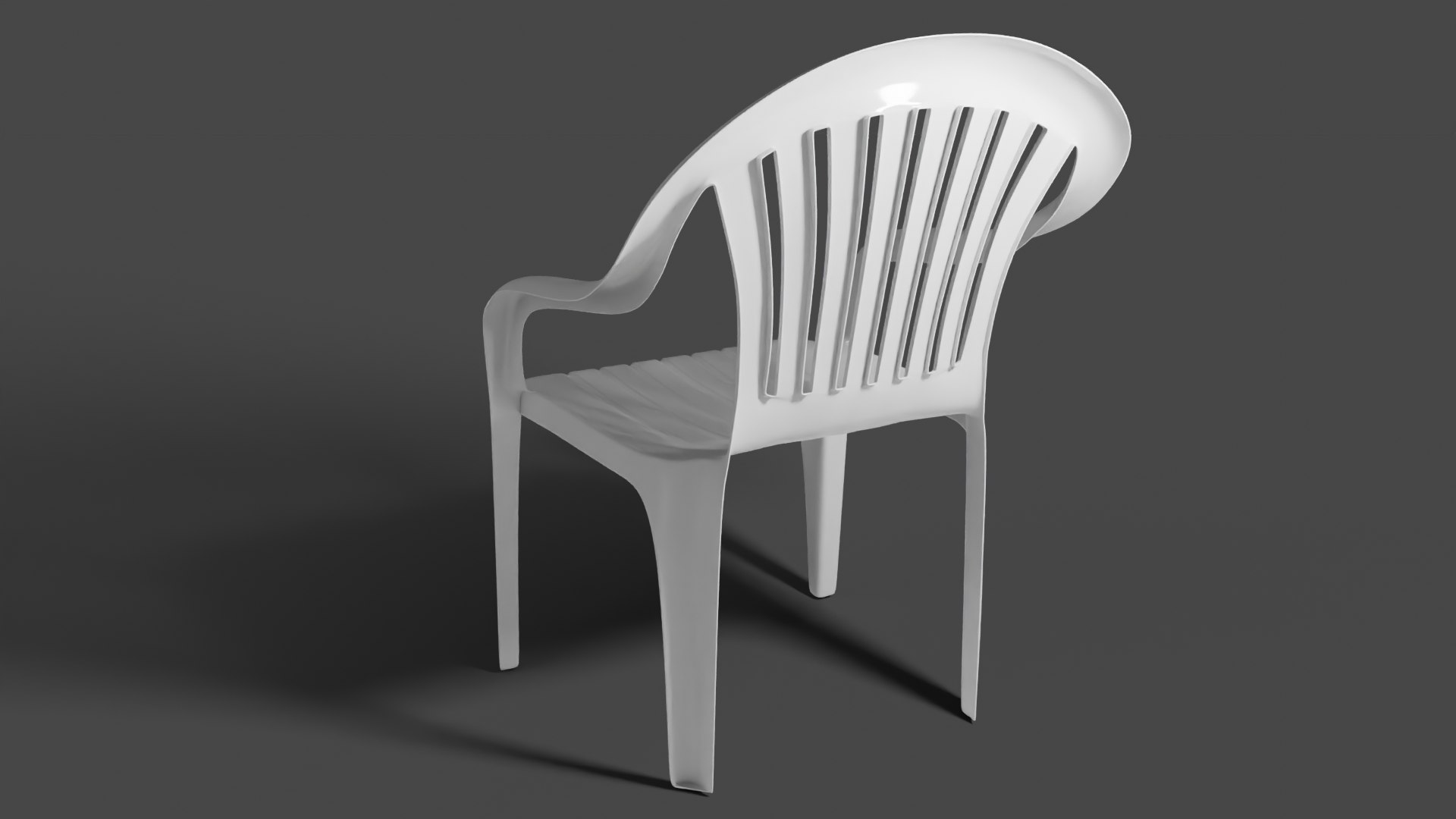 3D Plastic Chair Model - TurboSquid 1956840