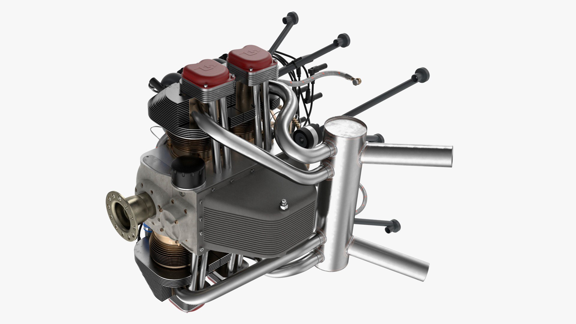 Electronic Fuel Injected Aircraft Engine UL260i 3D Model - TurboSquid ...