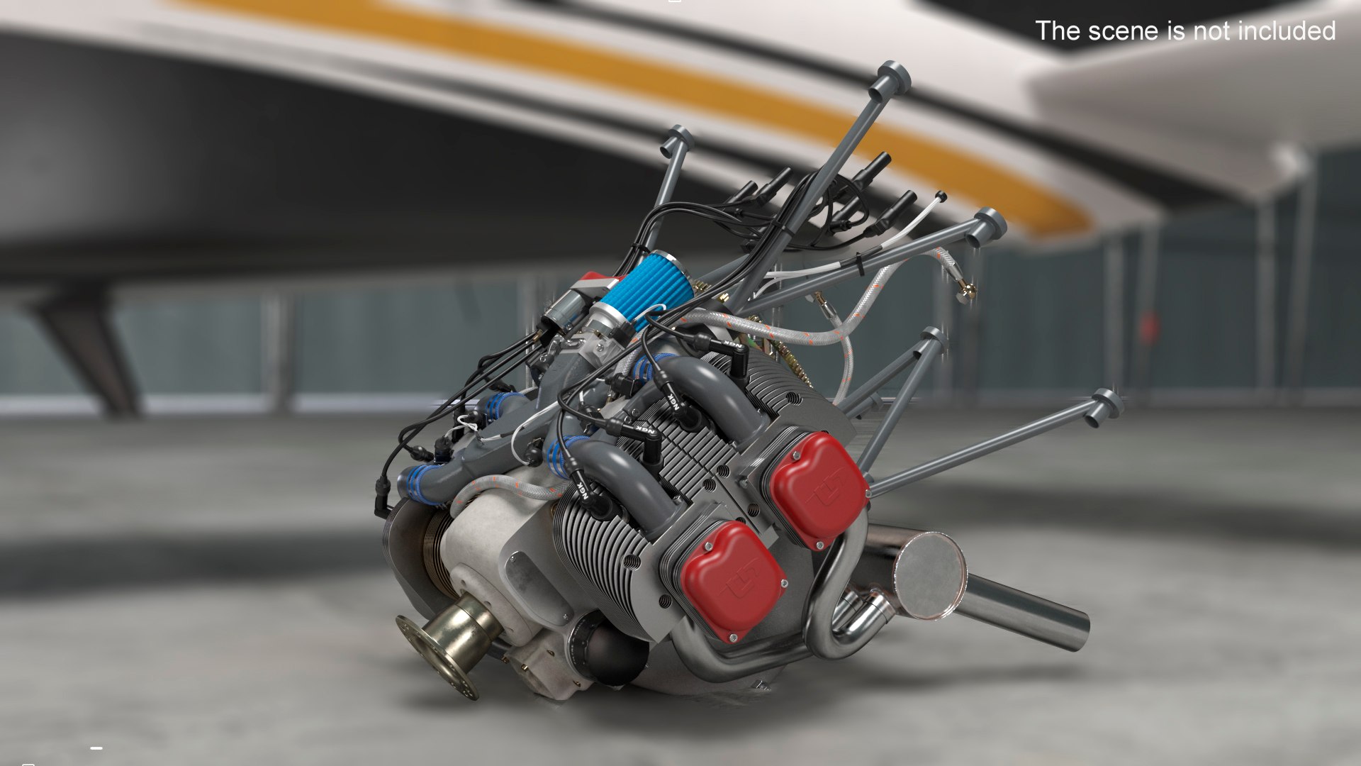 Electronic Fuel Injected Aircraft Engine UL260i 3D Model - TurboSquid ...