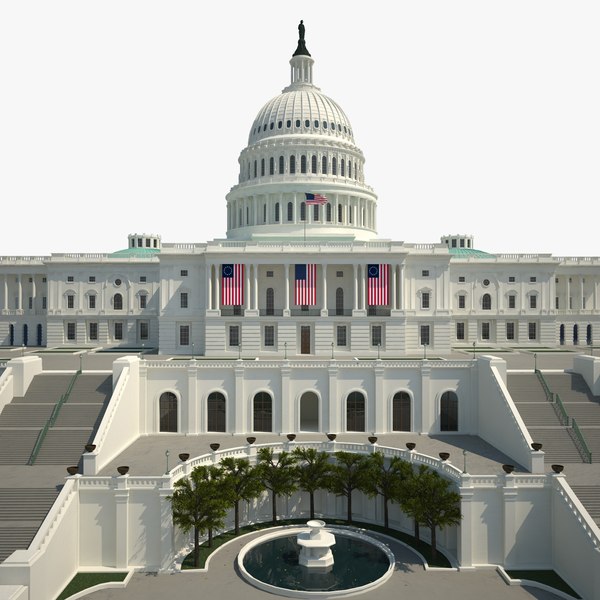 United States Capitol Building 3D Models for Download | TurboSquid