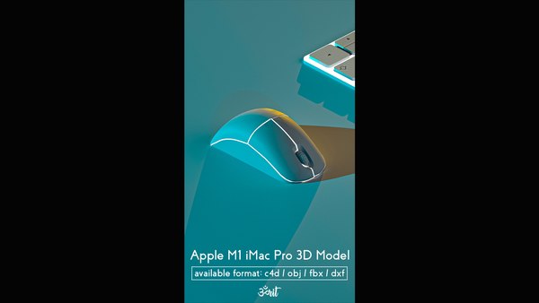 Apple M1 iMac Pro 3D Model 3D - TurboSquid 1804481