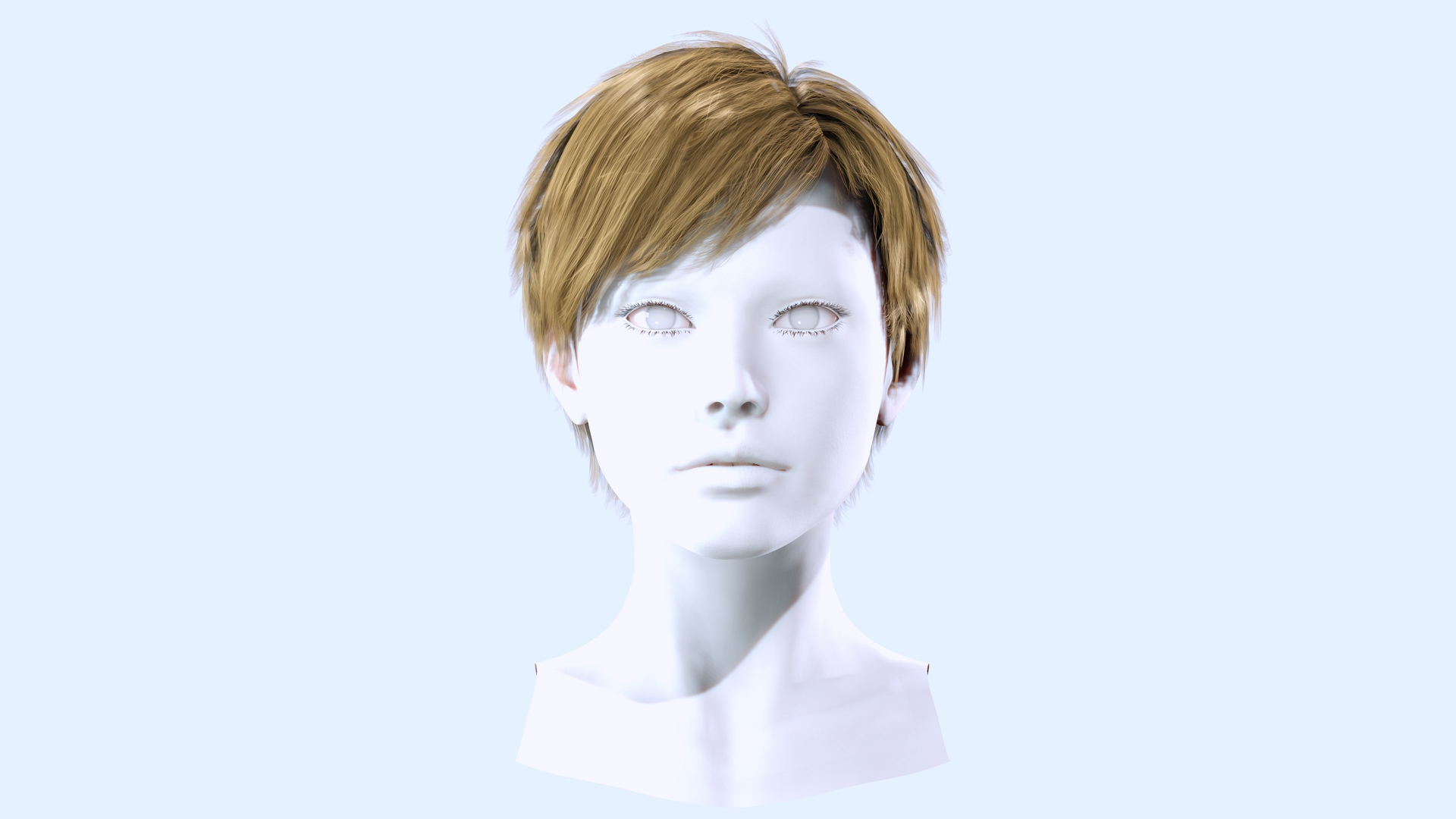 Realistic Short Female Hair Pixie 3D - TurboSquid 2133156