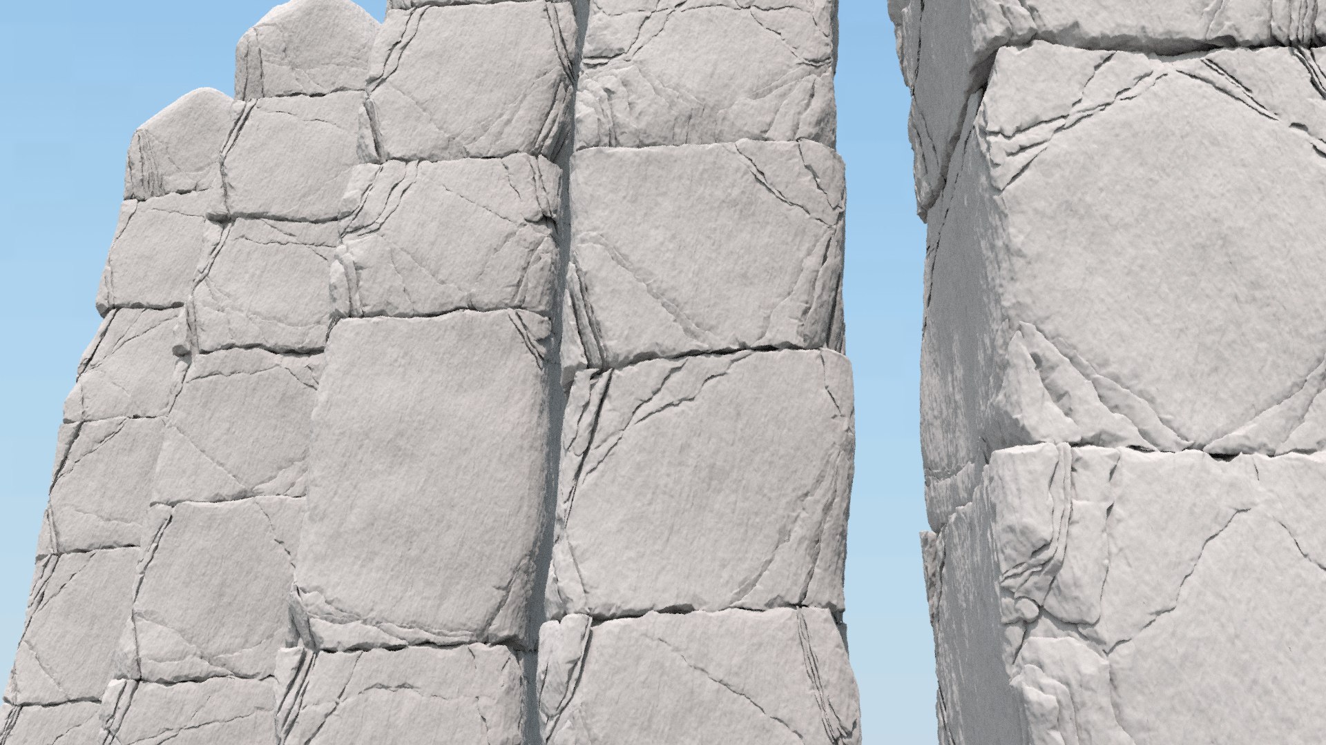 Ancent Columns Square 3D Model - TurboSquid 1833844