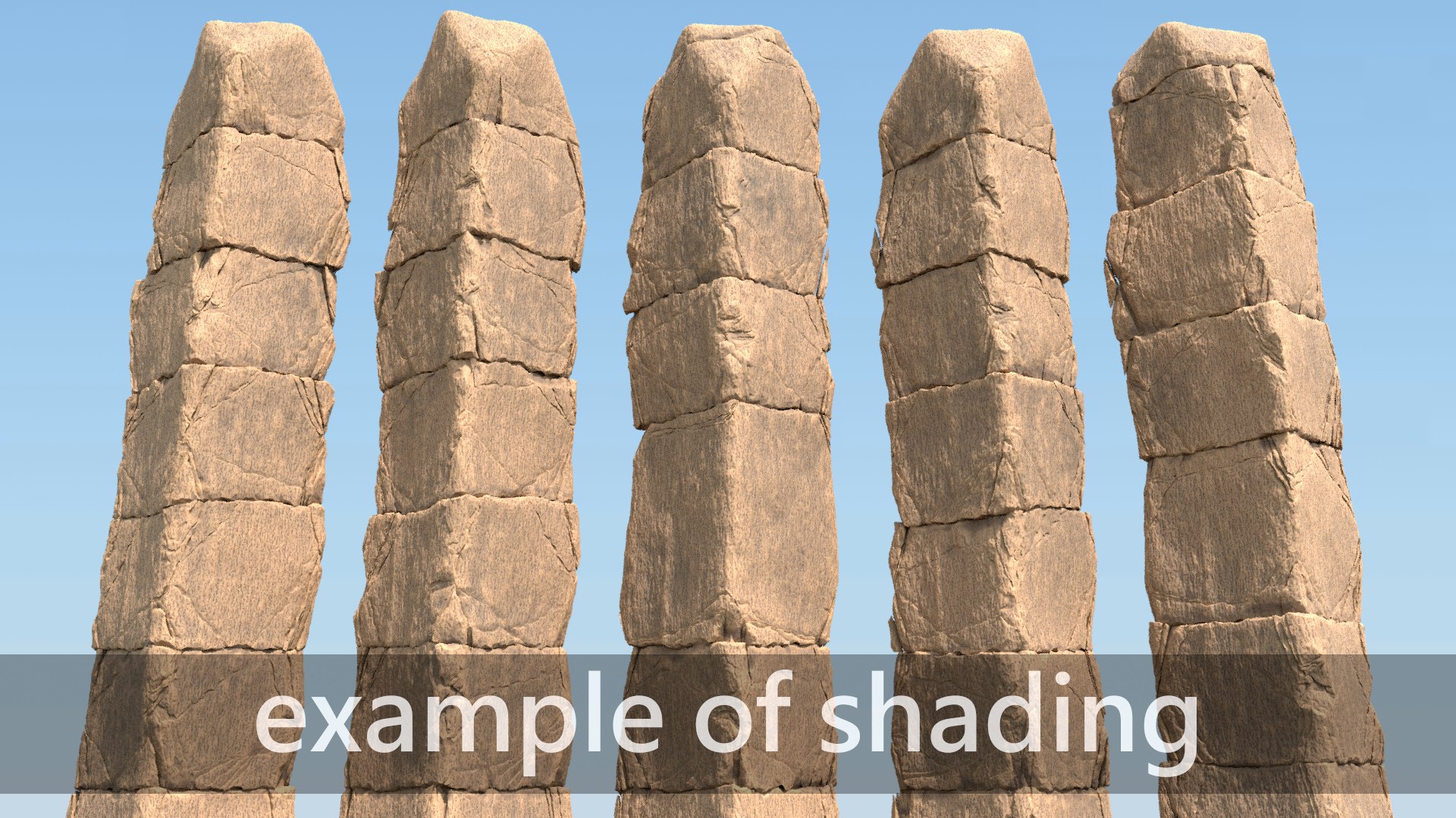 Ancent Columns Square 3D Model - TurboSquid 1833844