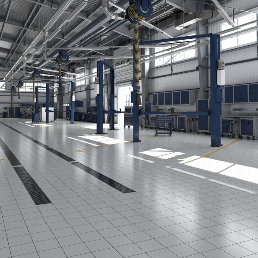 Big Hd Car Service 3D Model - TurboSquid 1376606